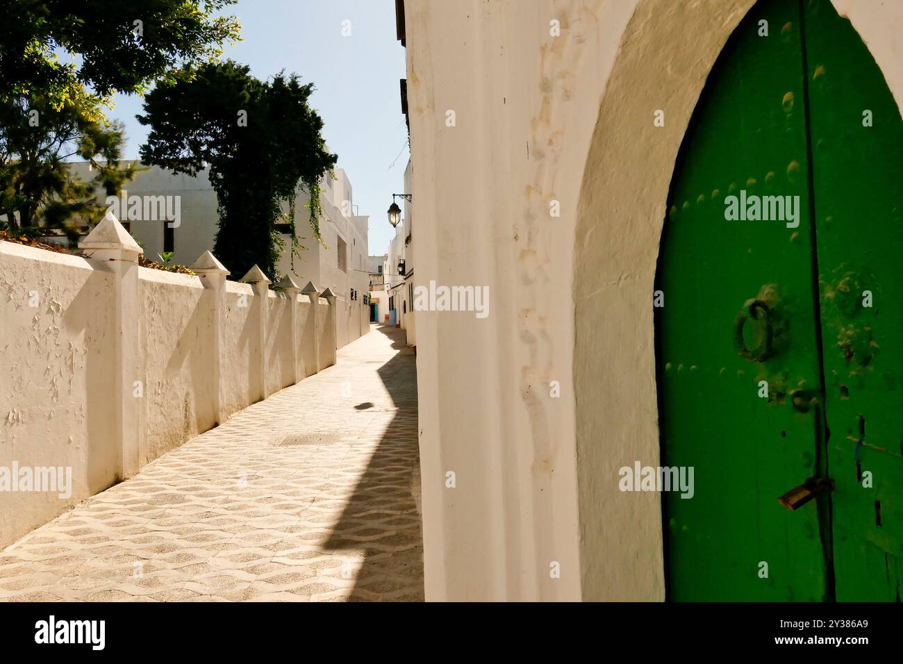 the fortified city of Asilah, on the northwestern tip of Morocco, 42 ...