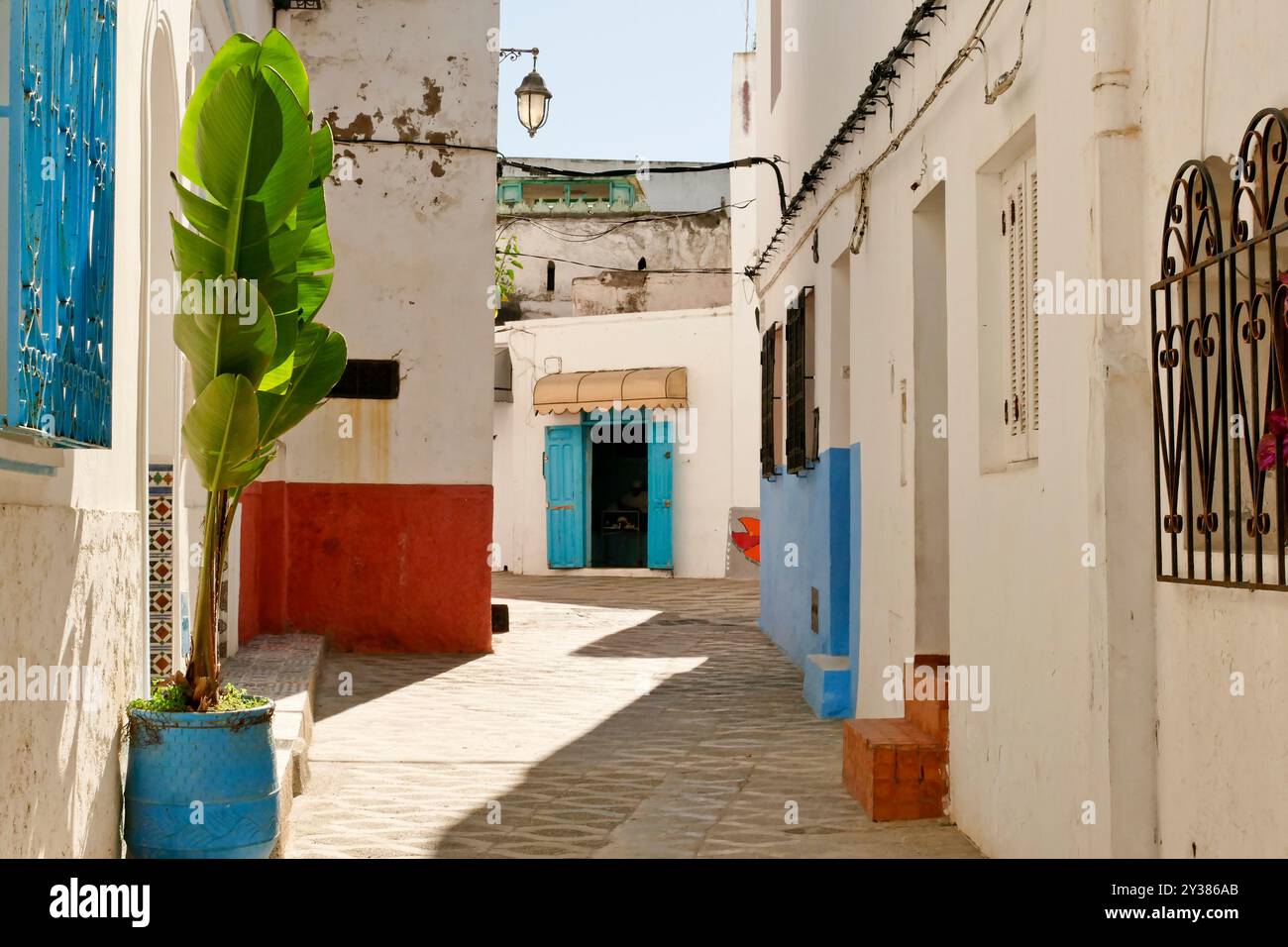 the fortified city of Asilah, on the northwestern tip of Morocco, 42 ...