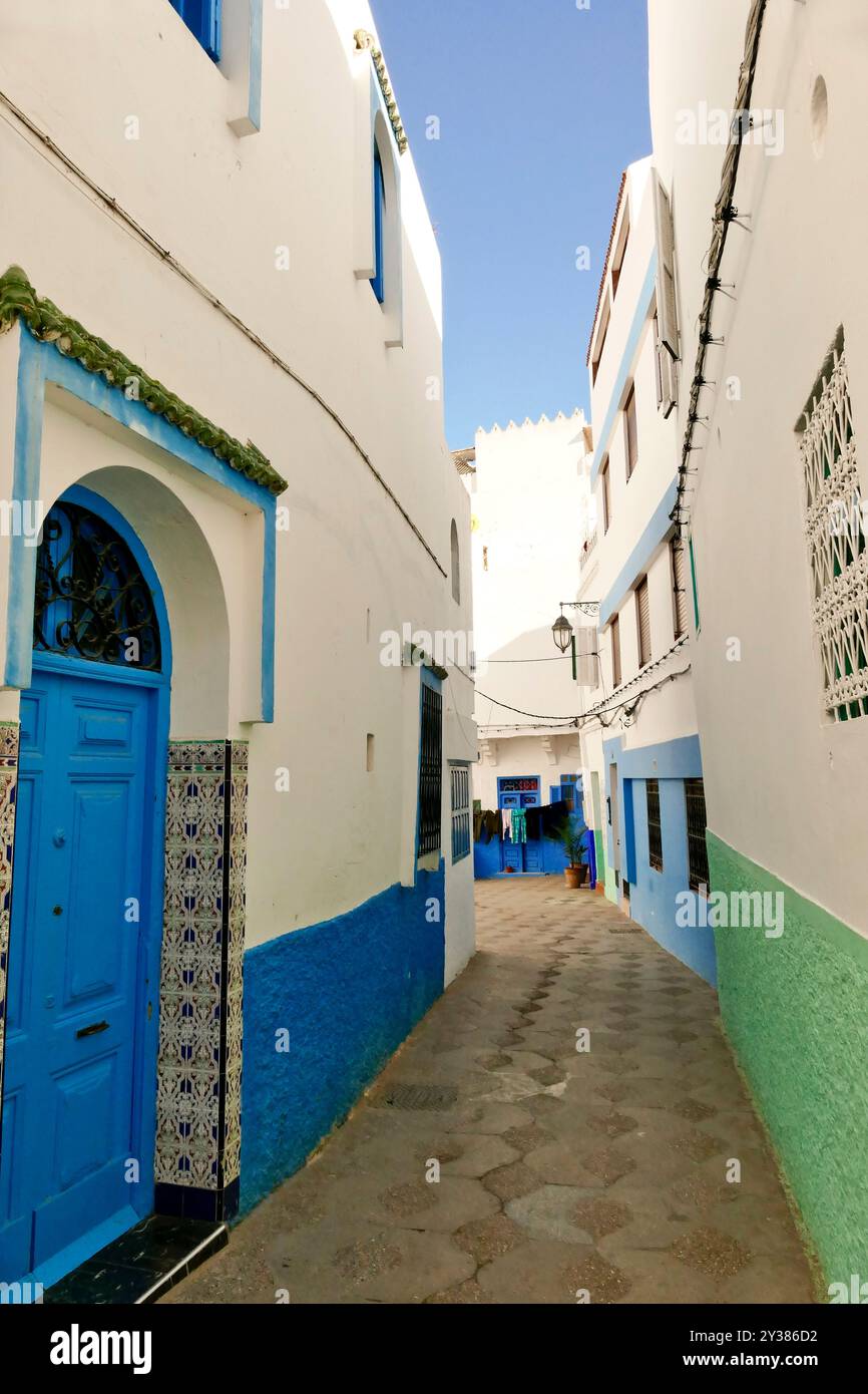 the fortified city of Asilah, on the northwestern tip of Morocco, 42 ...