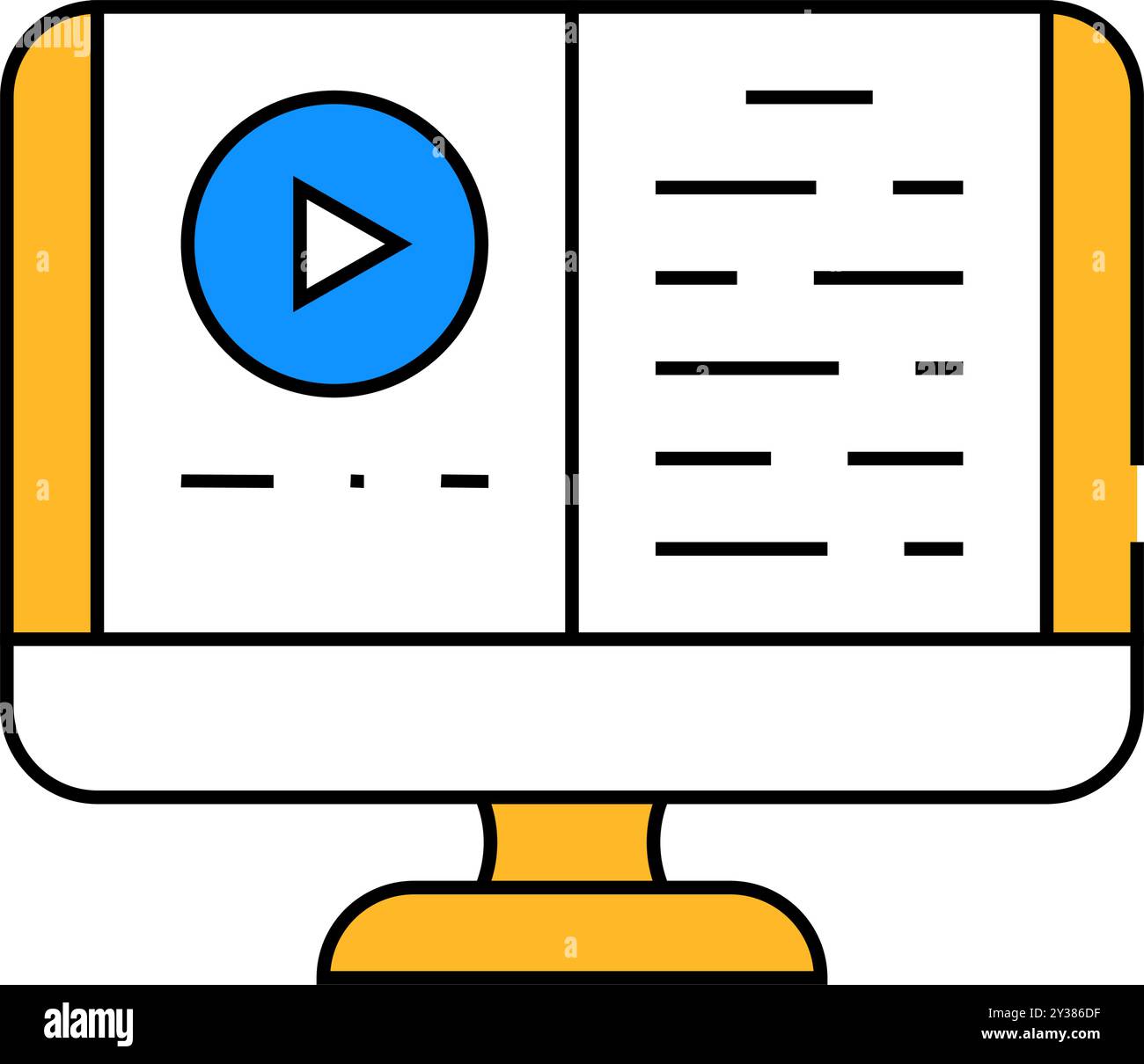 audio book icon color illustration Stock Vector Image & Art - Alamy