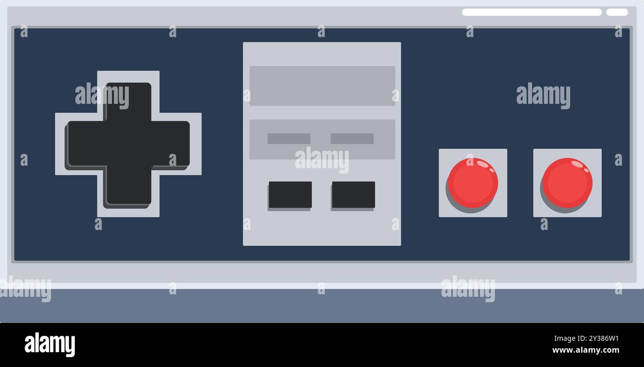 D pad game controller Stock Vector Images - Alamy
