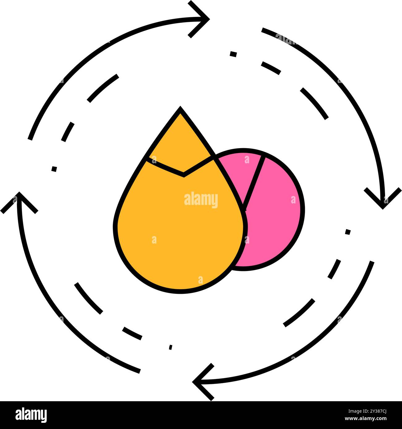 crop rotation icon color illustration Stock Vector Image & Art - Alamy