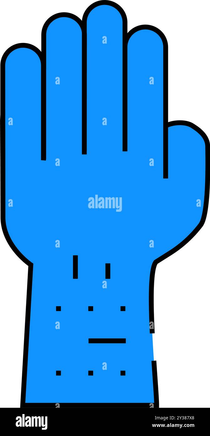 allergic reaction test icon color illustration Stock Vector Image & Art ...