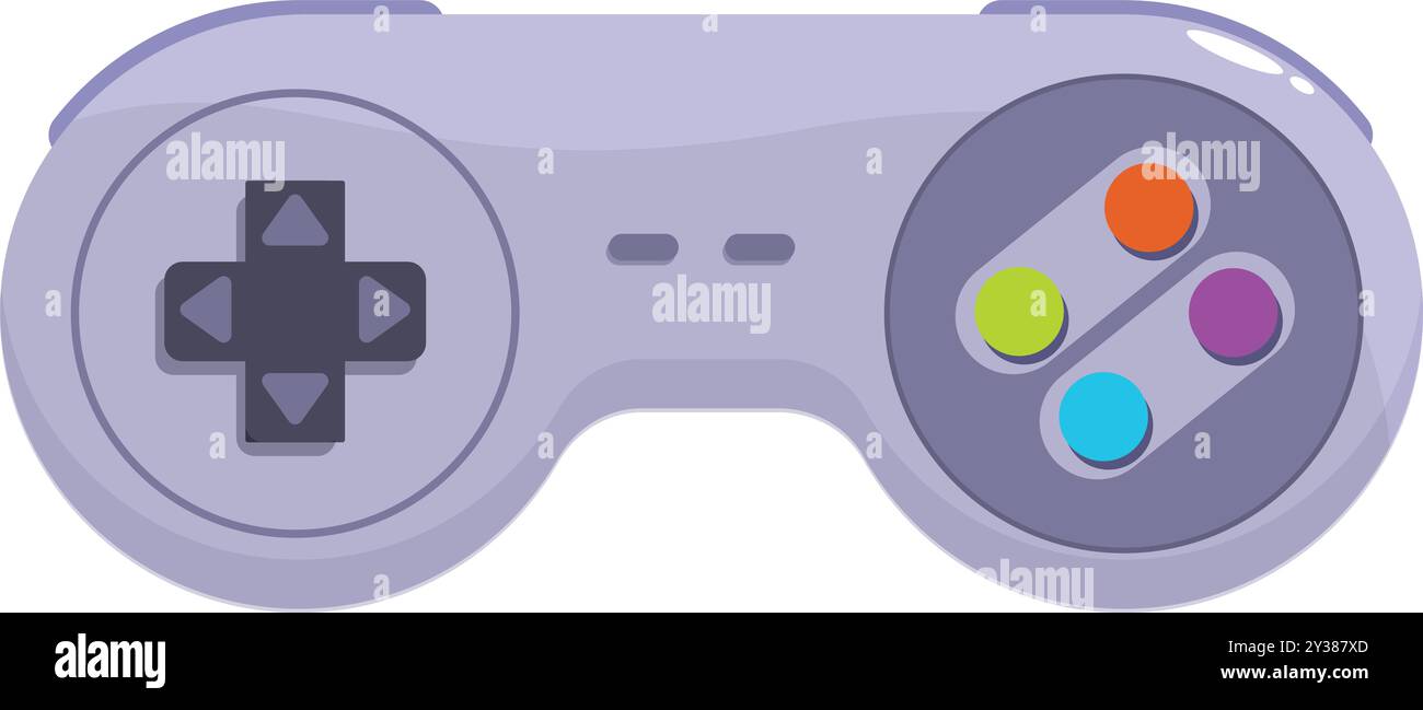 Retro video game controller reminding us of the joy and excitement of ...