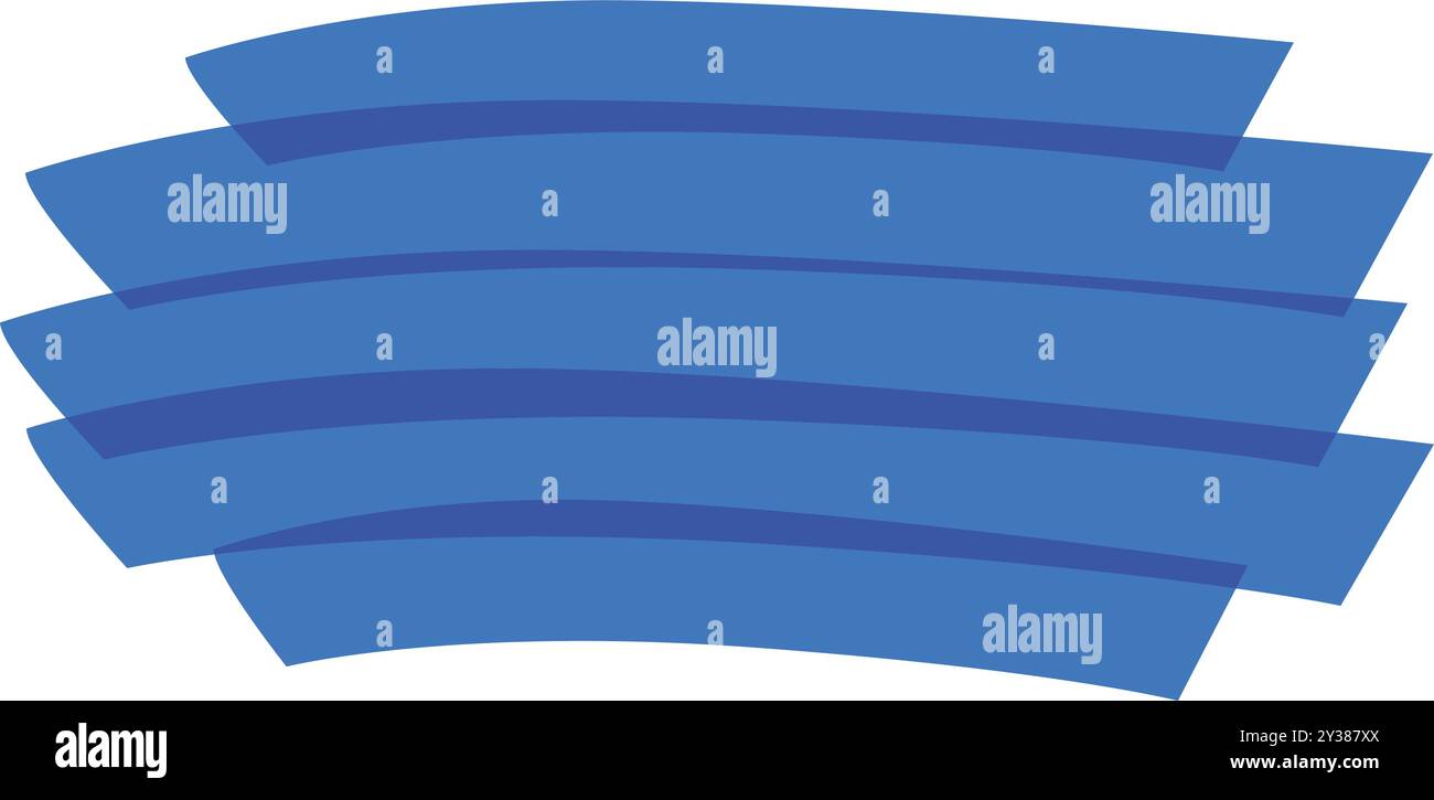 Abstract graphic design featuring multiple blue shapes with a transparent effect, overlapping to ...