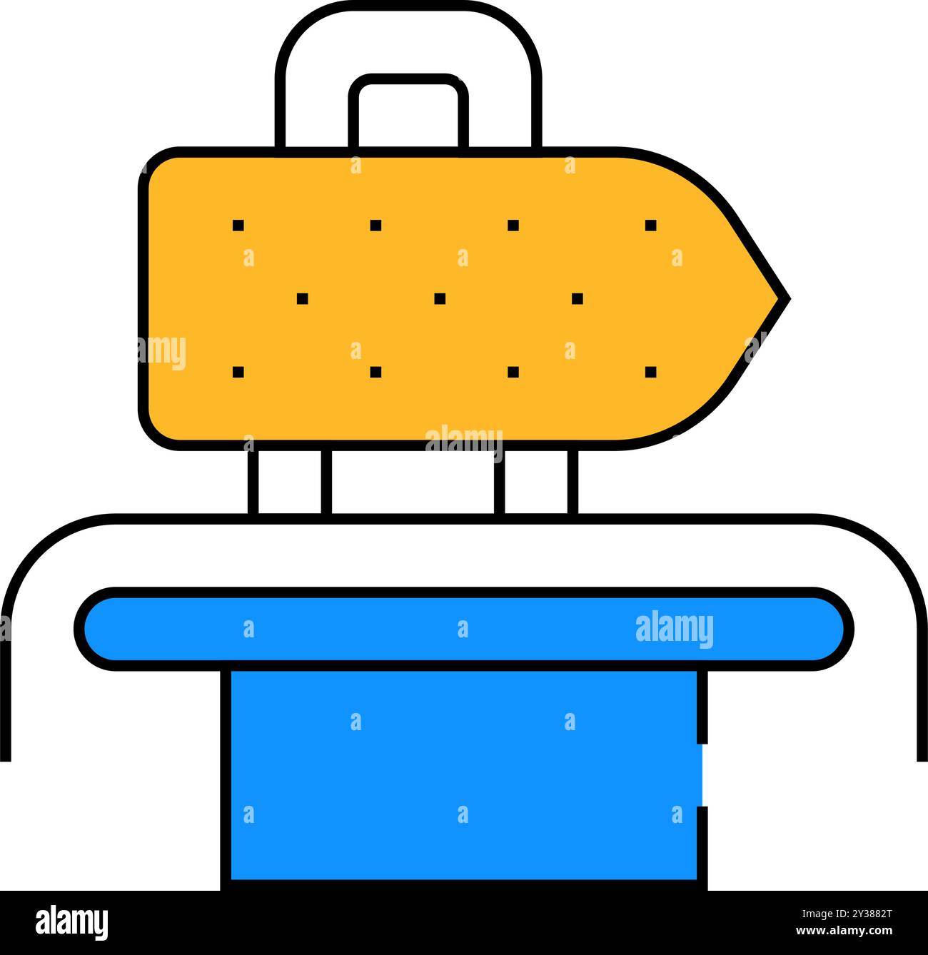 ironing press icon color illustration Stock Vector Image & Art - Alamy