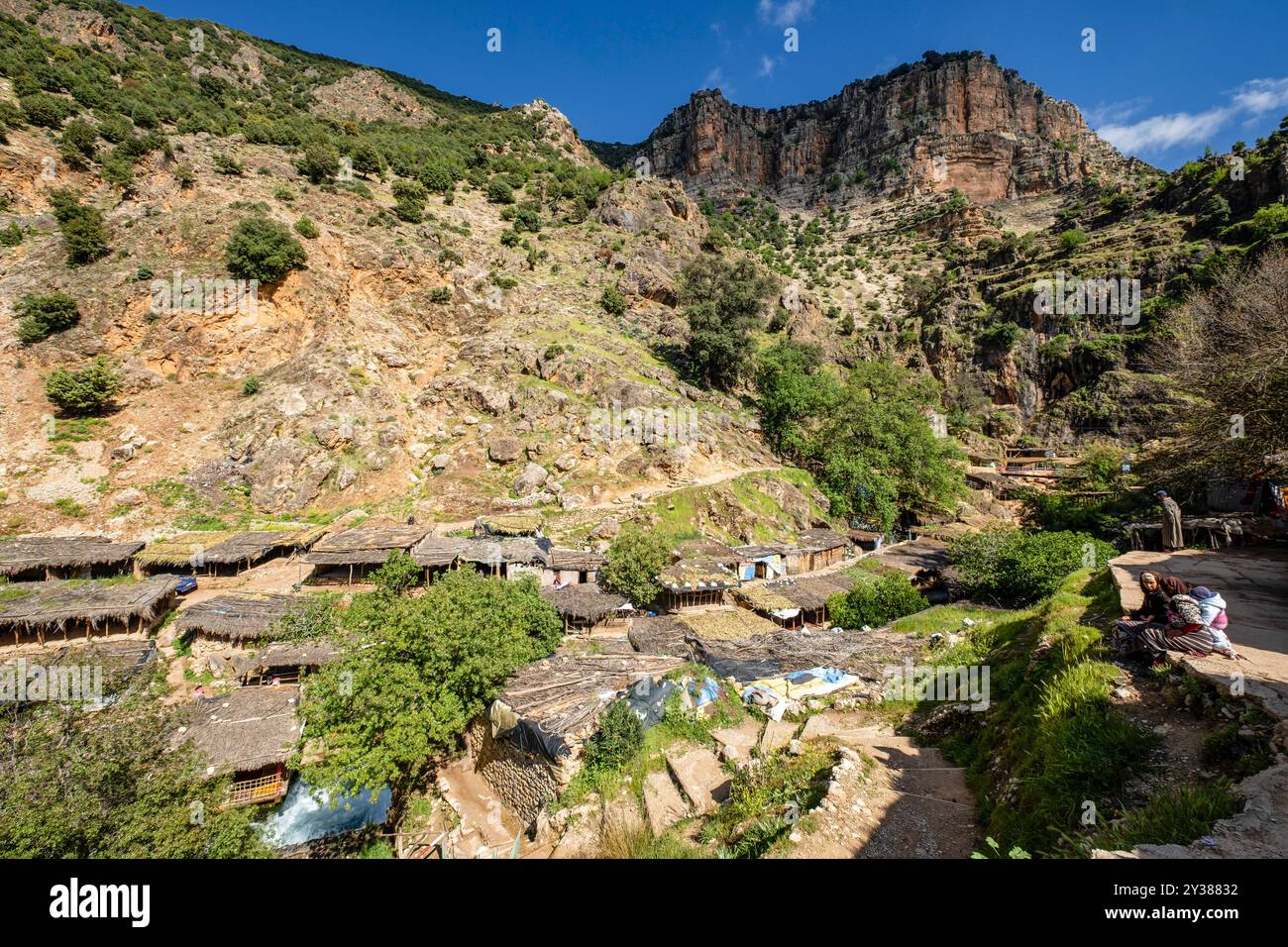 Sources of Oum Rabia, Zaouia de Ifrane, Middle Atlas,, Morocco, Africa ...
