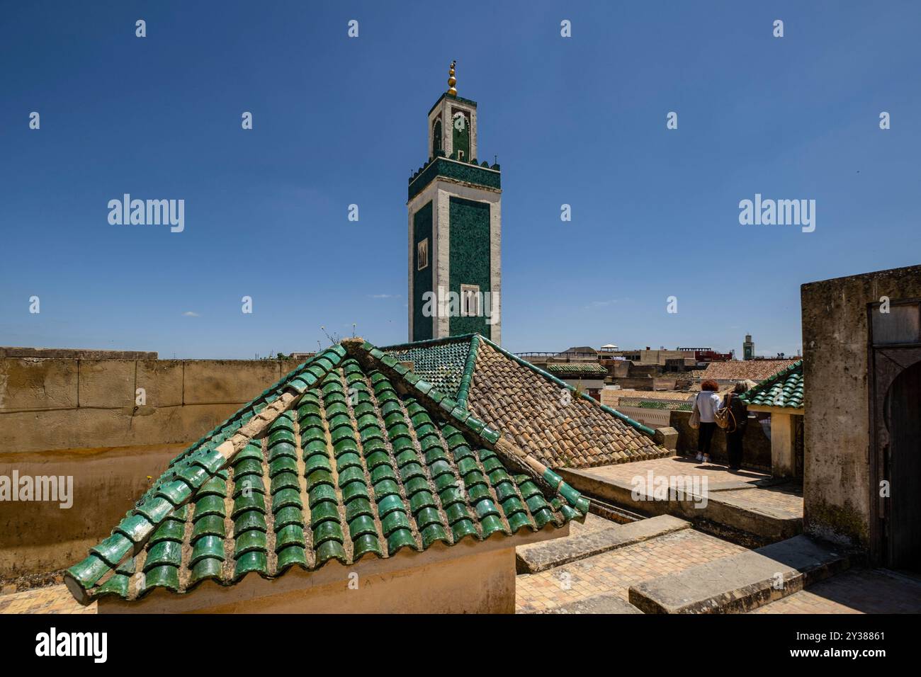 Madrasa Bou Inania, founded by Sultan Abú Hassan Marini (1331-1351 ...