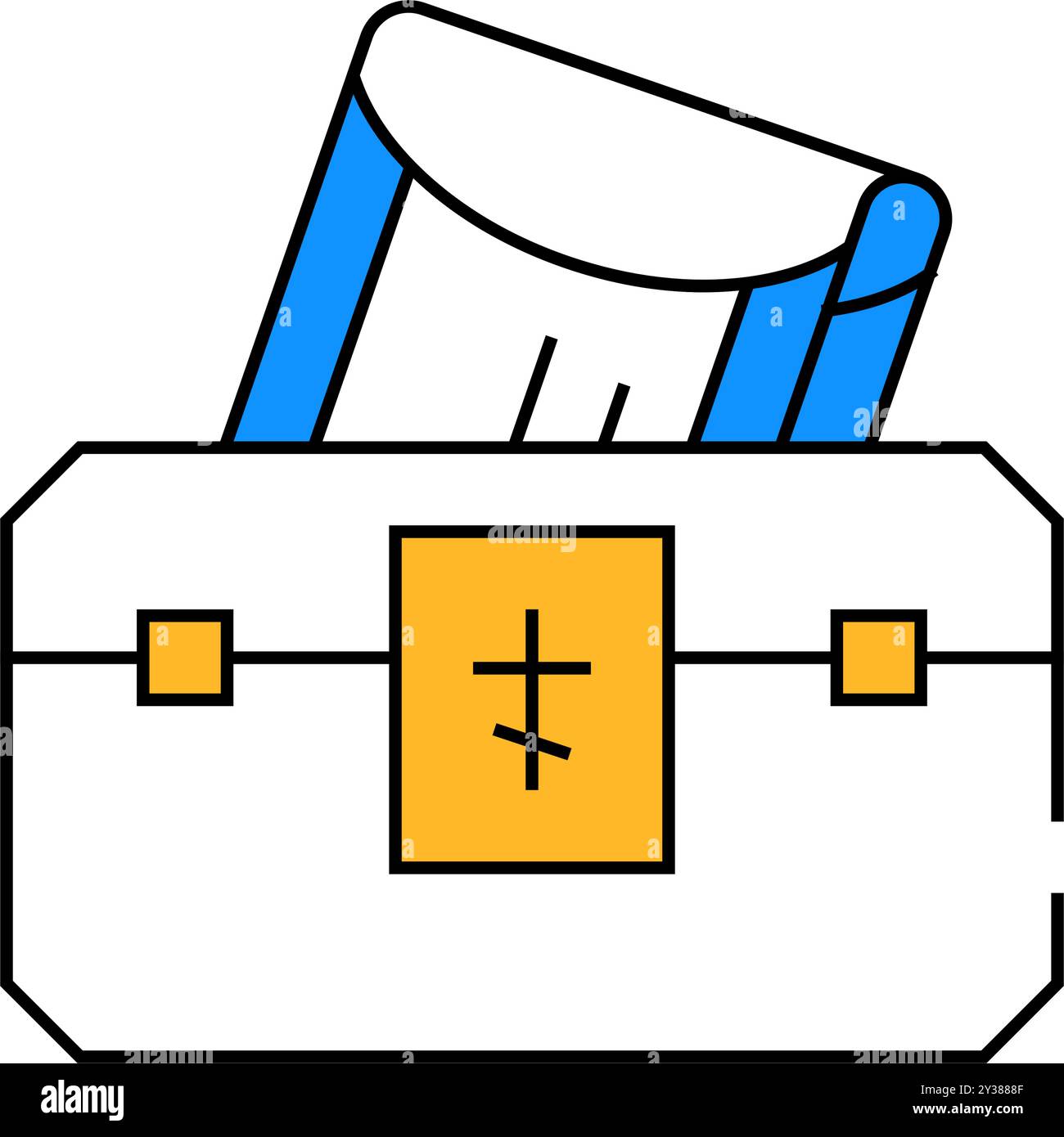 donation for church icon color illustration Stock Vector Image & Art ...
