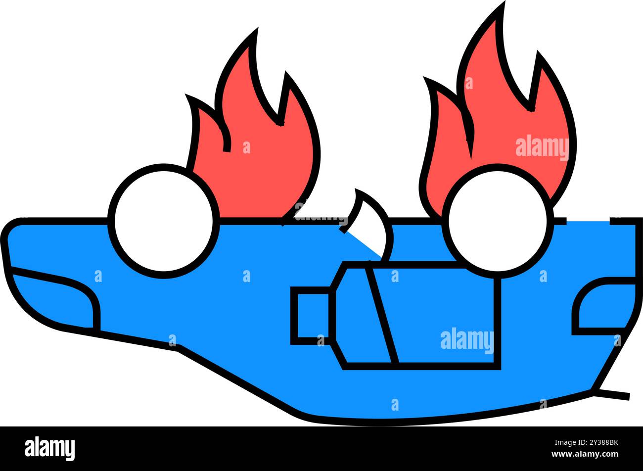 Electric fire engine Stock Vector Images - Alamy