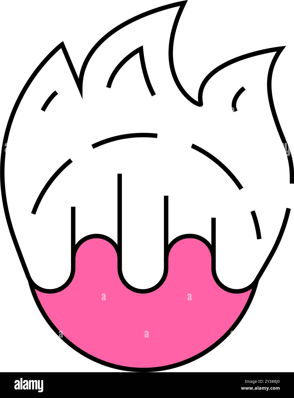 burning projectile icon color illustration Stock Vector Image & Art - Alamy