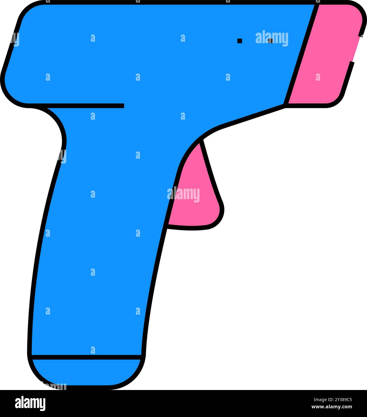 infrared thermometer icon color illustration Stock Vector Image & Art ...