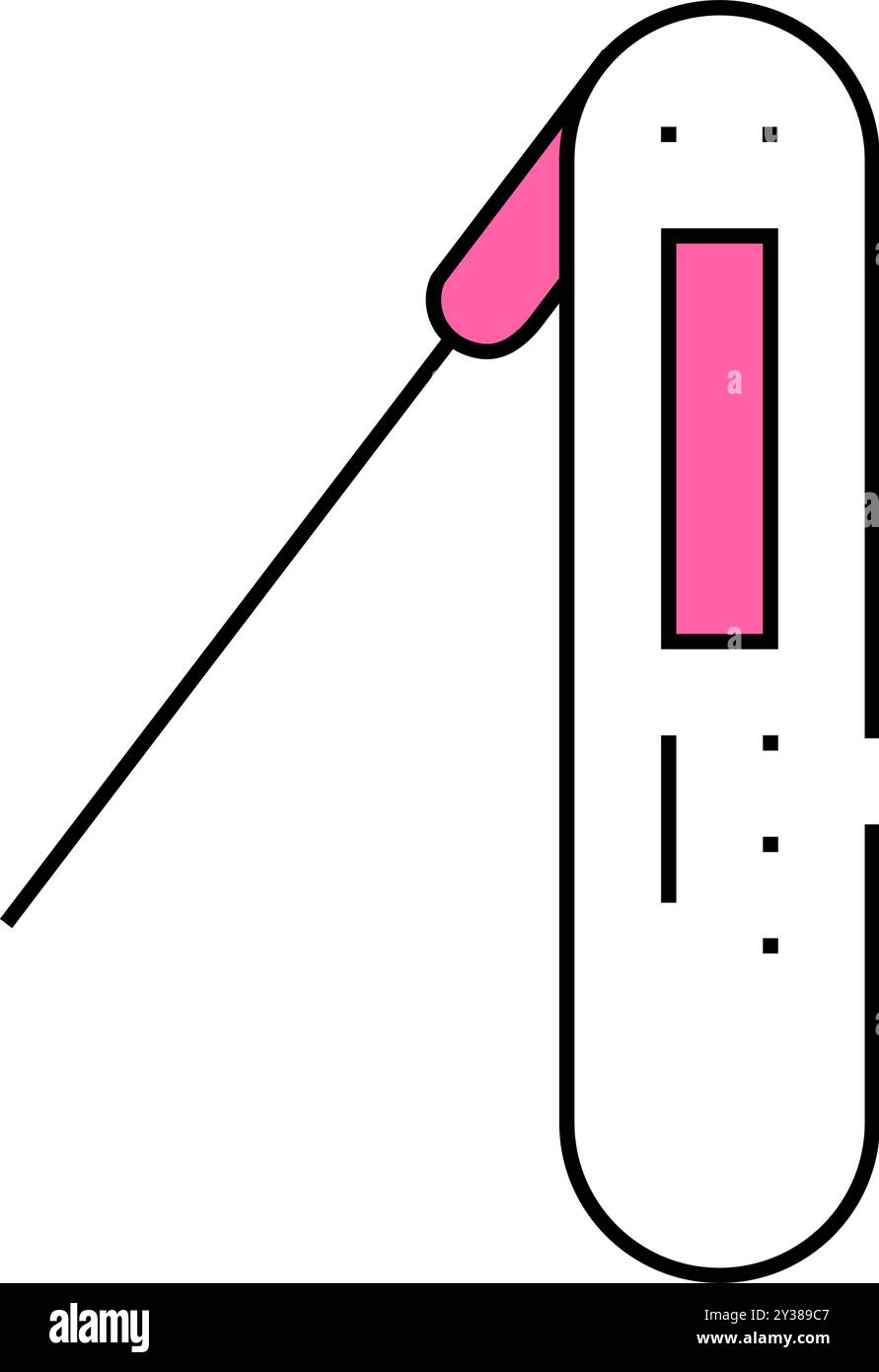 kitchen thermometer icon color illustration Stock Vector Image & Art ...