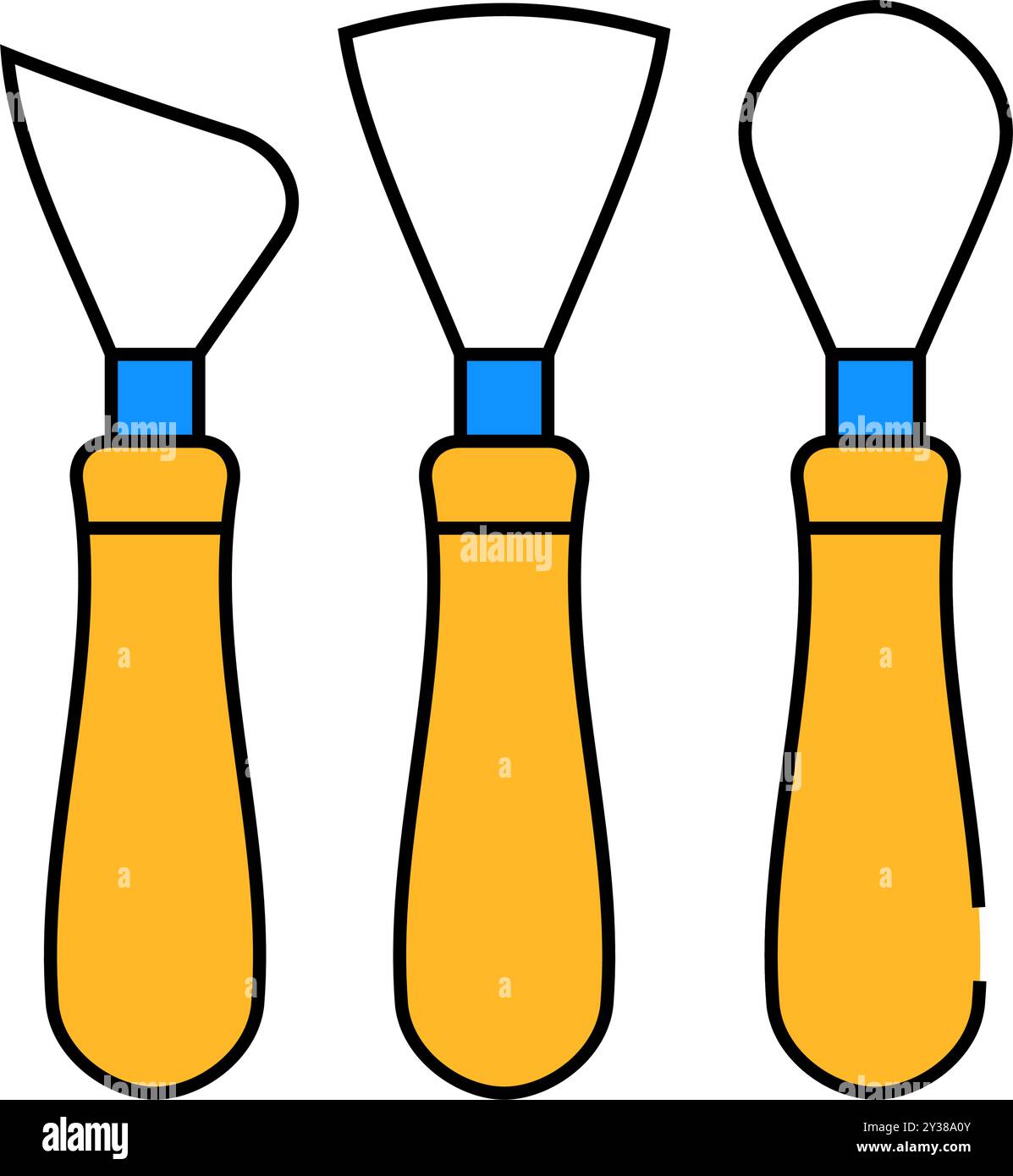 shovels pottery tools icon color illustration Stock Vector Image & Art ...
