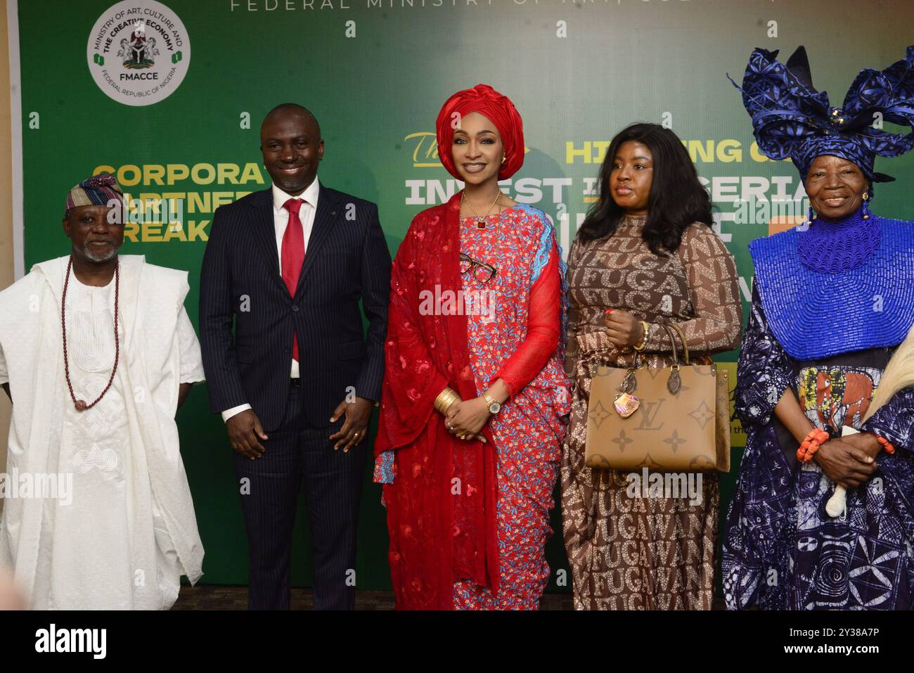 L-R: Director General, National Institute for Cultural Orientation ...