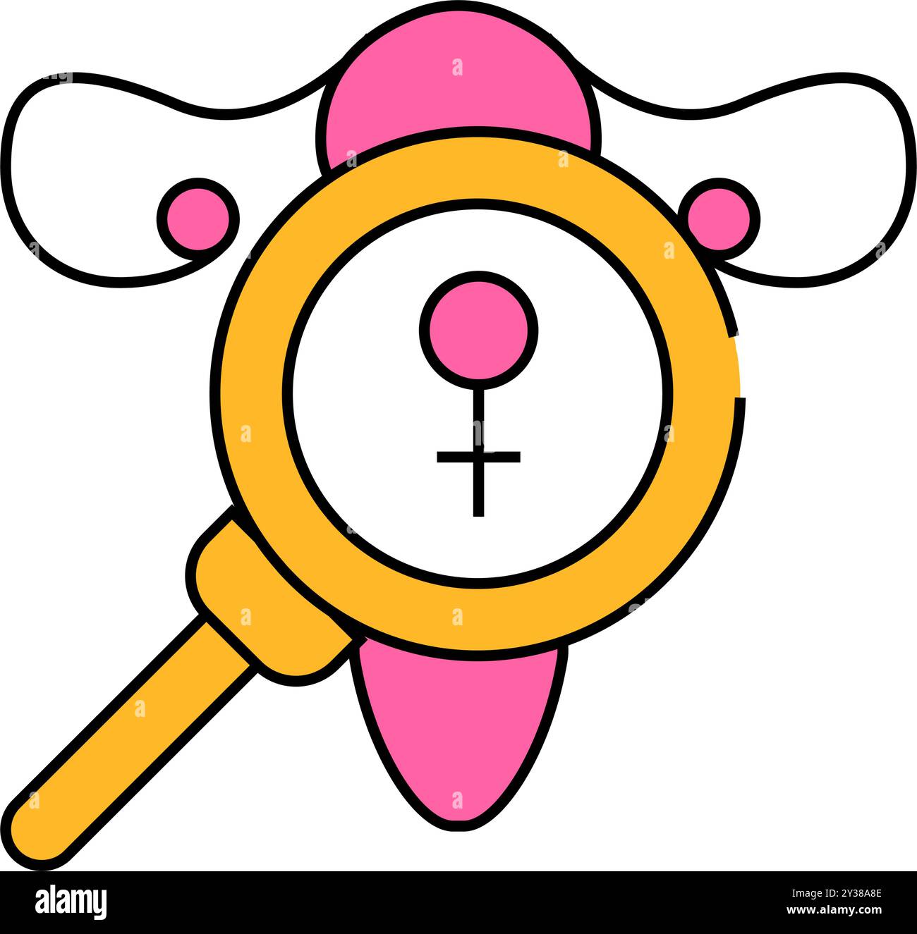 comprehensive examination sign icon color illustration Stock Vector ...