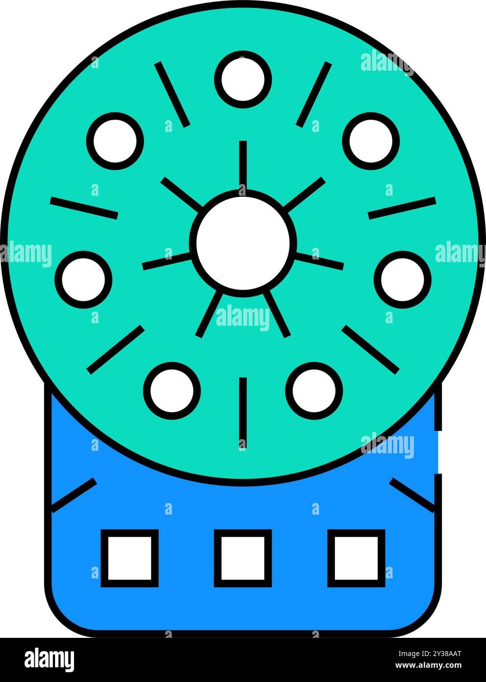 centrifuge laboratory equipment icon color illustration Stock Vector ...