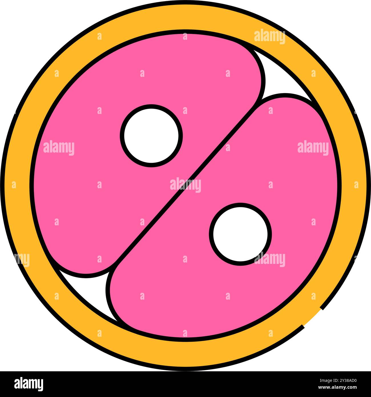 cell division sign icon color illustration Stock Vector Image & Art - Alamy