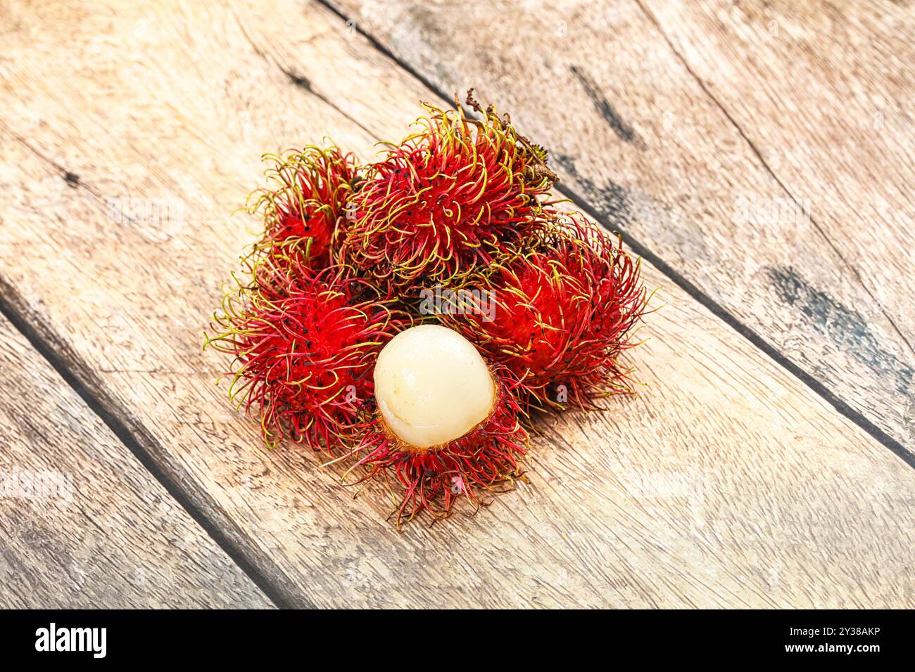 Sweet and juicy tropical rambutan fruit Stock Photo - Alamy