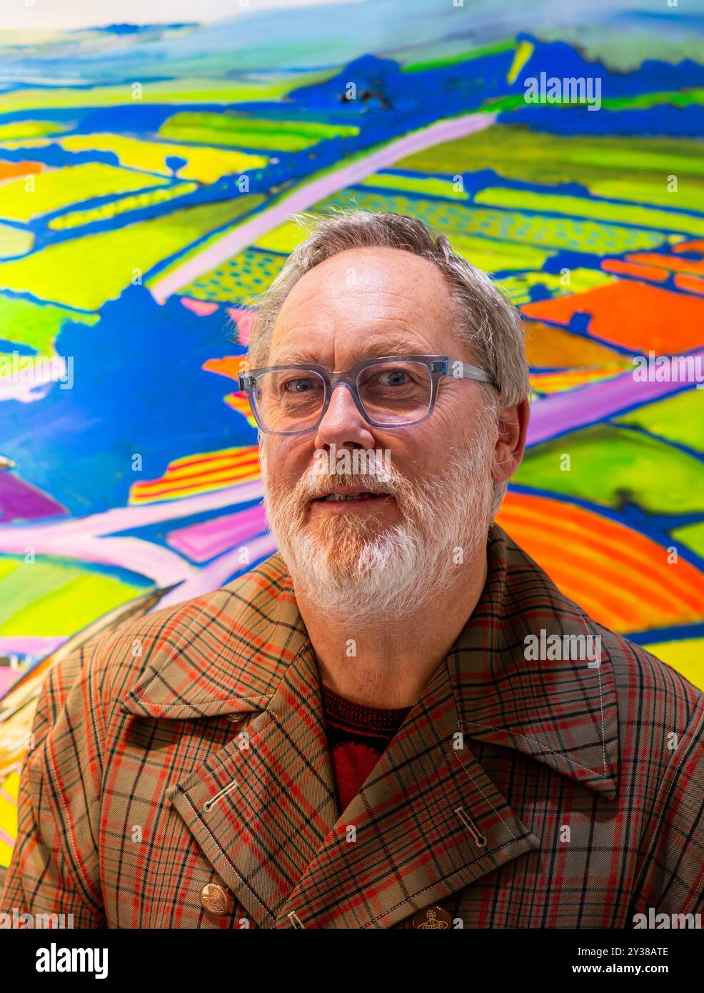 Harrogate, UK. 12th Sep, 2024. Artist and comedian Jim Moir, aka Vic ...