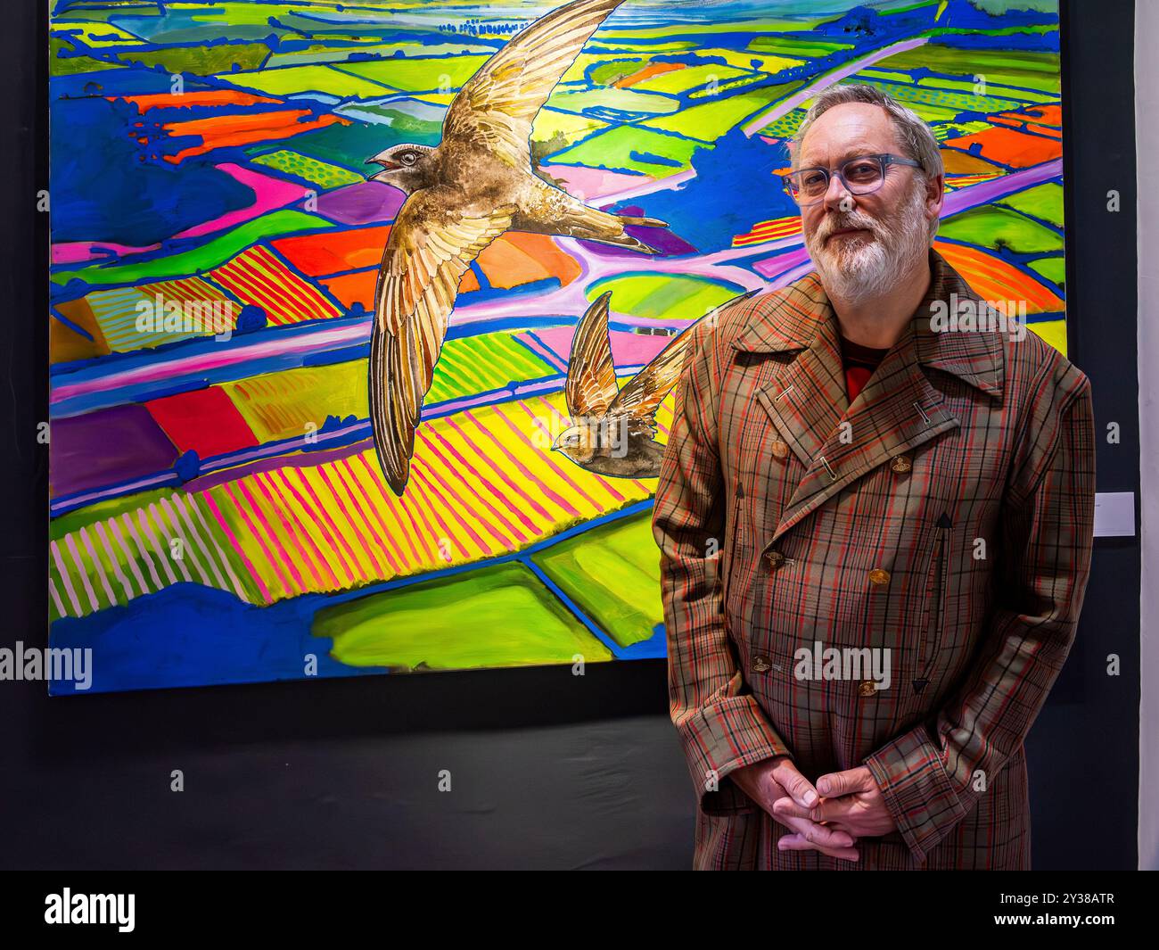 Harrogate, UK. 12th Sep, 2024. Artist and comedian Jim Moir, aka Vic ...