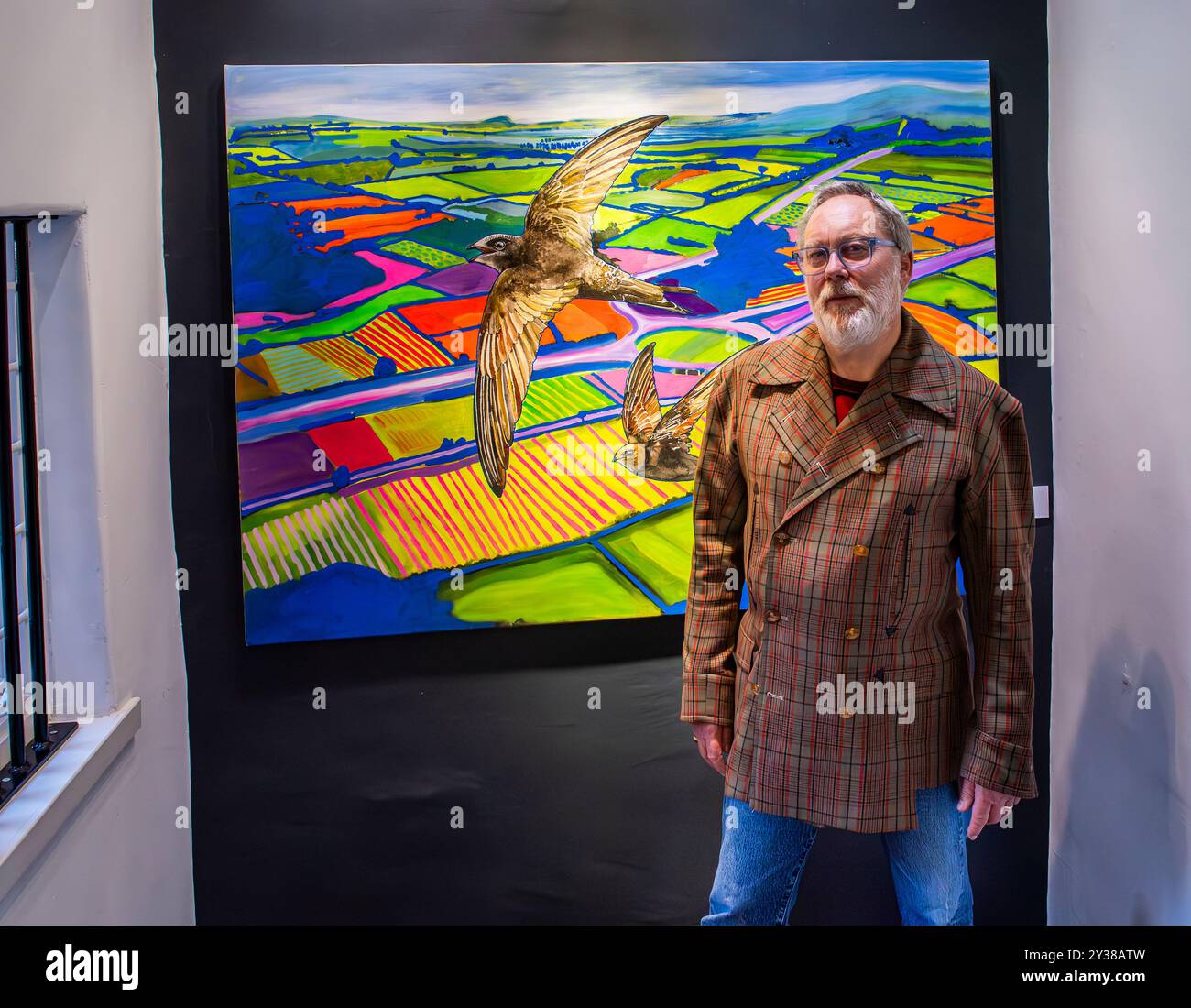 Harrogate, UK. 12th Sep, 2024. Artist and comedian Jim Moir, aka Vic ...