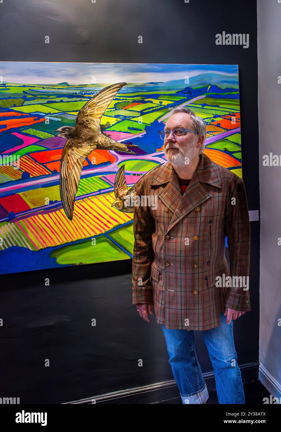 Harrogate, UK. 12th Sep, 2024. Artist and comedian Jim Moir, aka Vic ...