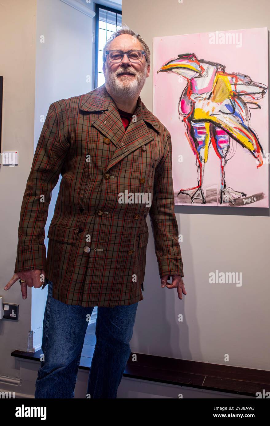 Harrogate, UK. 12th Sep, 2024. Artist and comedian Jim Moir, aka Vic ...