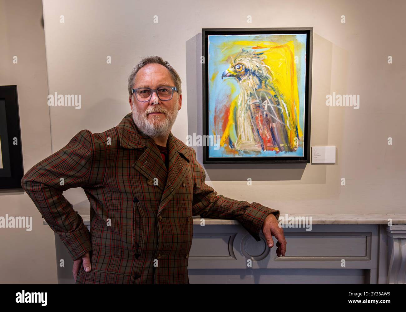 Harrogate, UK. 12th Sep, 2024. Artist and comedian Jim Moir, aka Vic ...