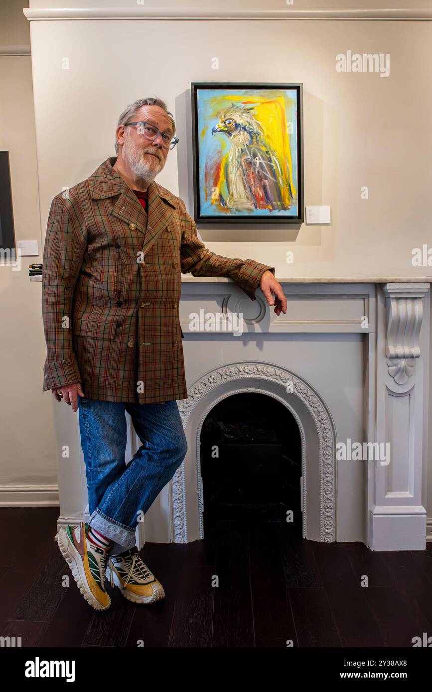 Harrogate, UK. 12th Sep, 2024. Artist and comedian Jim Moir, aka Vic ...