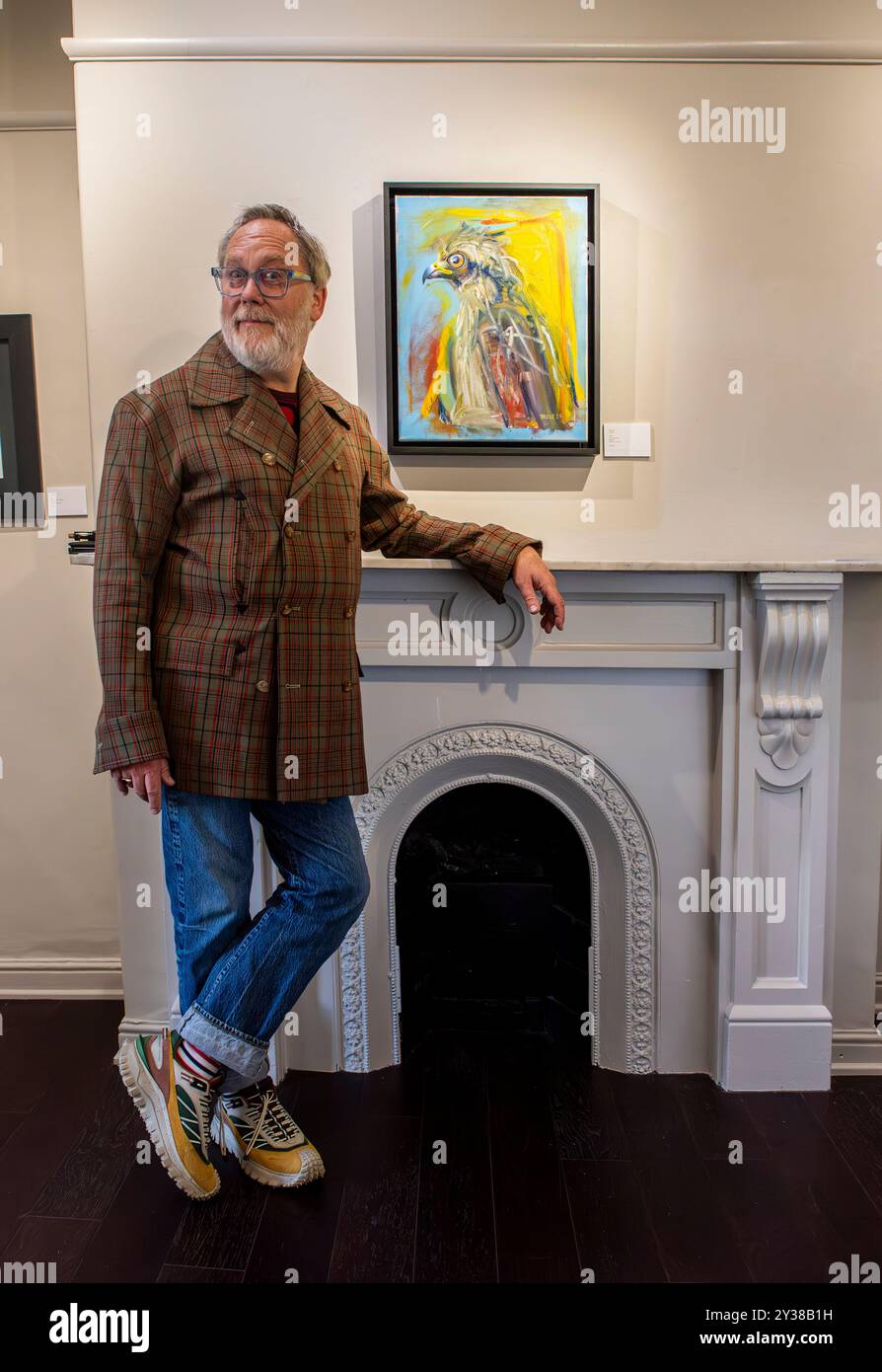 Harrogate, UK. 12th Sep, 2024. Artist and comedian Jim Moir, aka Vic ...