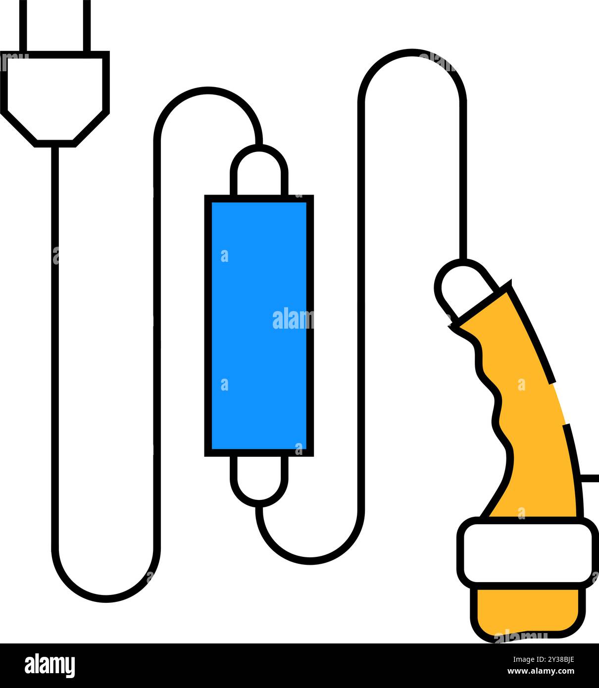 charging cable icon color illustration Stock Vector Image & Art - Alamy