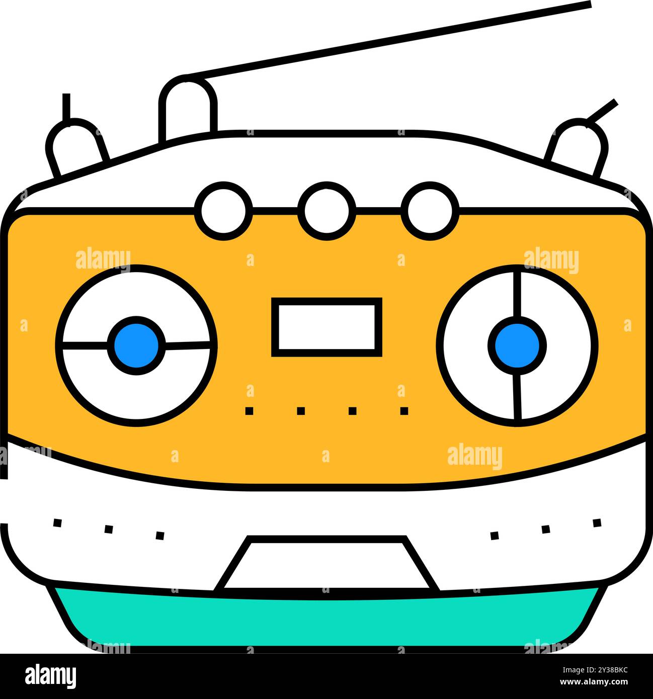 control panel flat icon color illustration Stock Vector Image & Art - Alamy