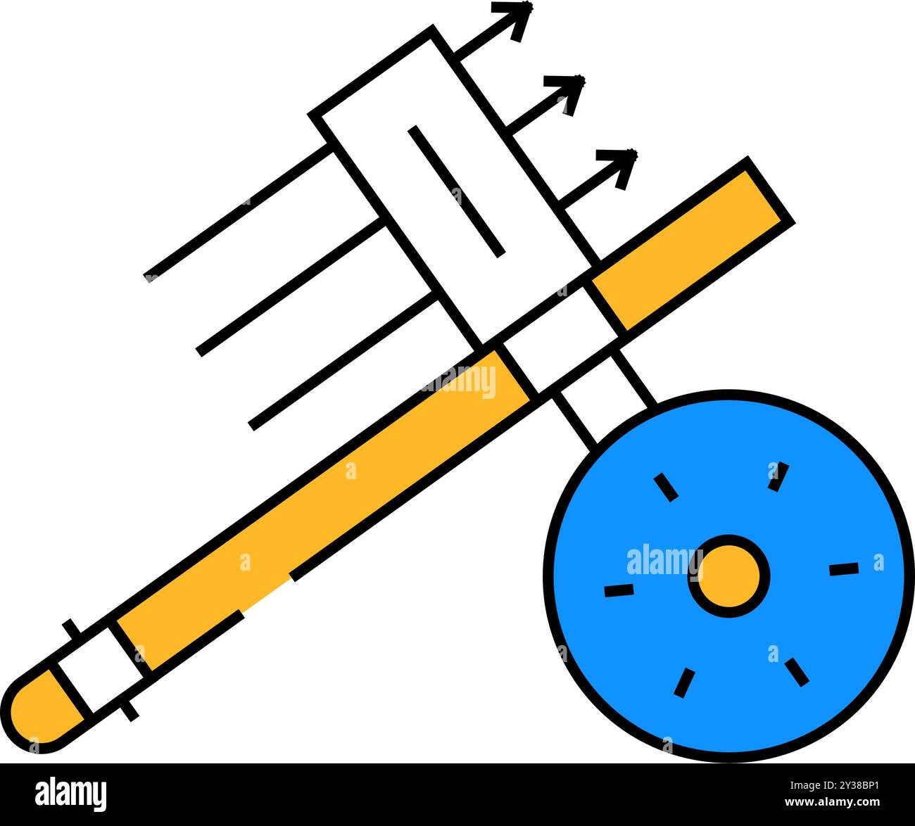 hwacha ancient weapon icon color illustration Stock Vector Image & Art ...