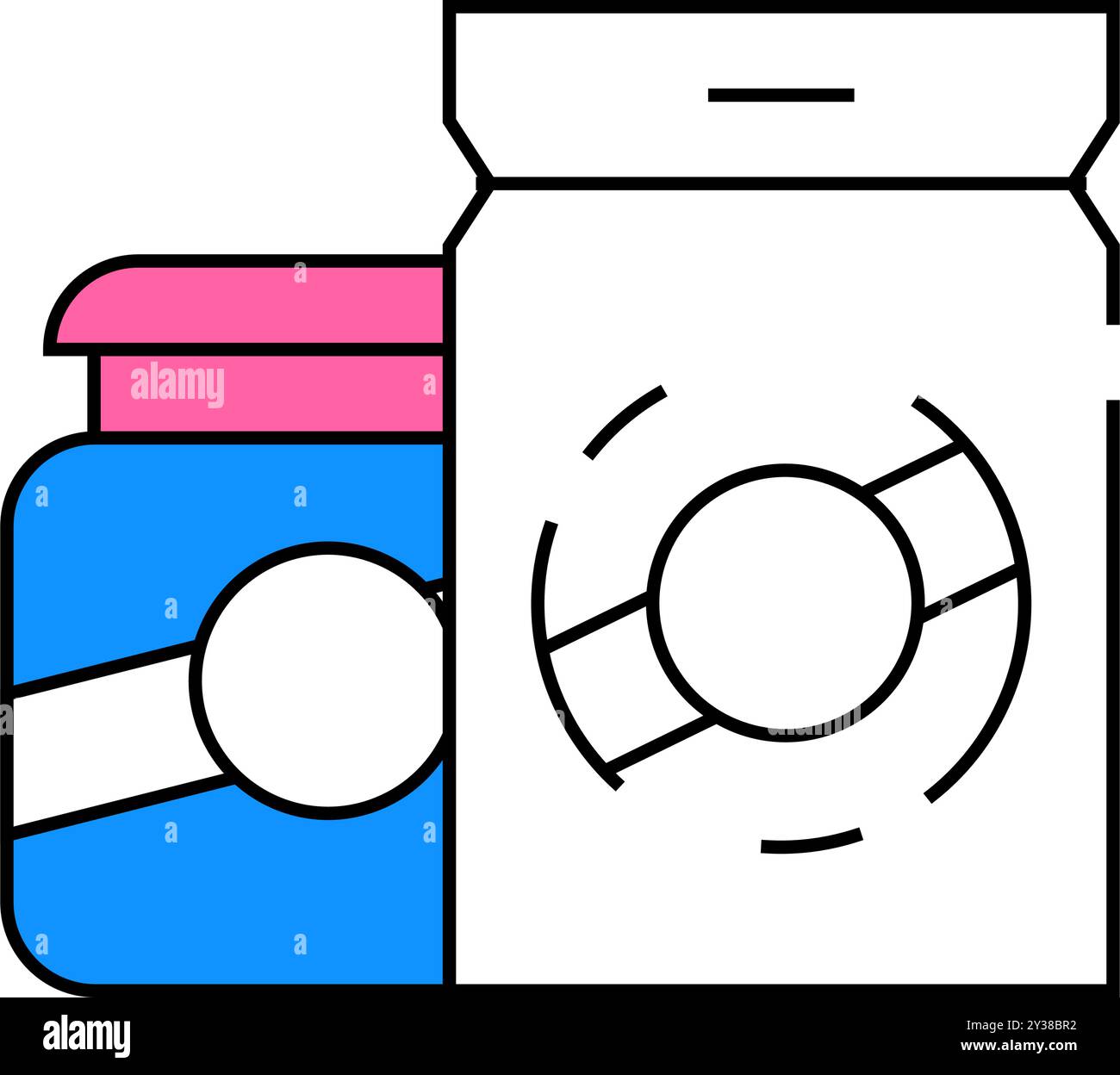 epsom bath salt icon color illustration Stock Vector Image & Art - Alamy