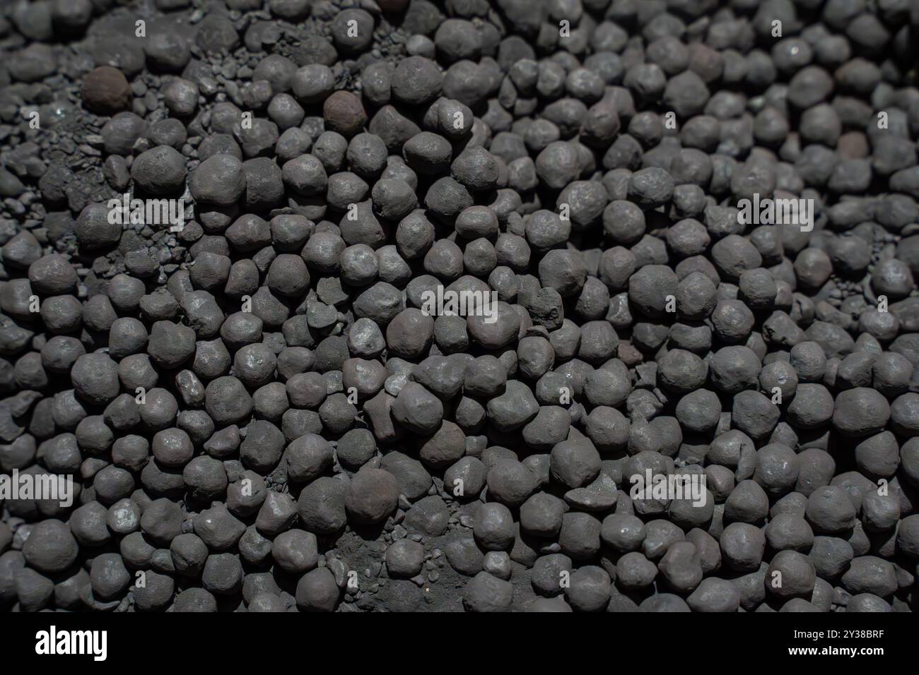 Close up of iron ore pellets Stock Photo - Alamy