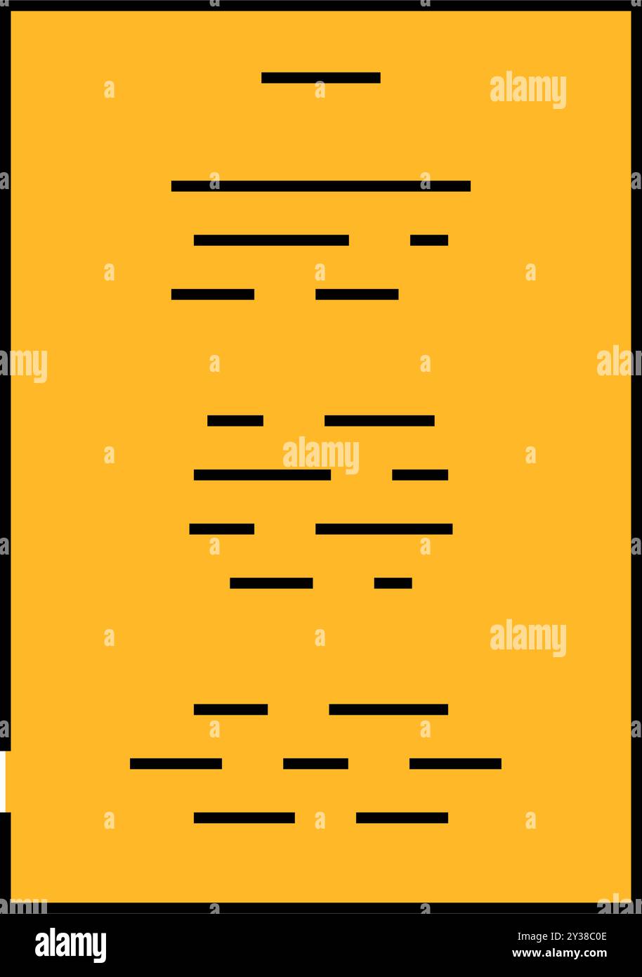 lyrics song text icon color illustration Stock Vector Image & Art - Alamy