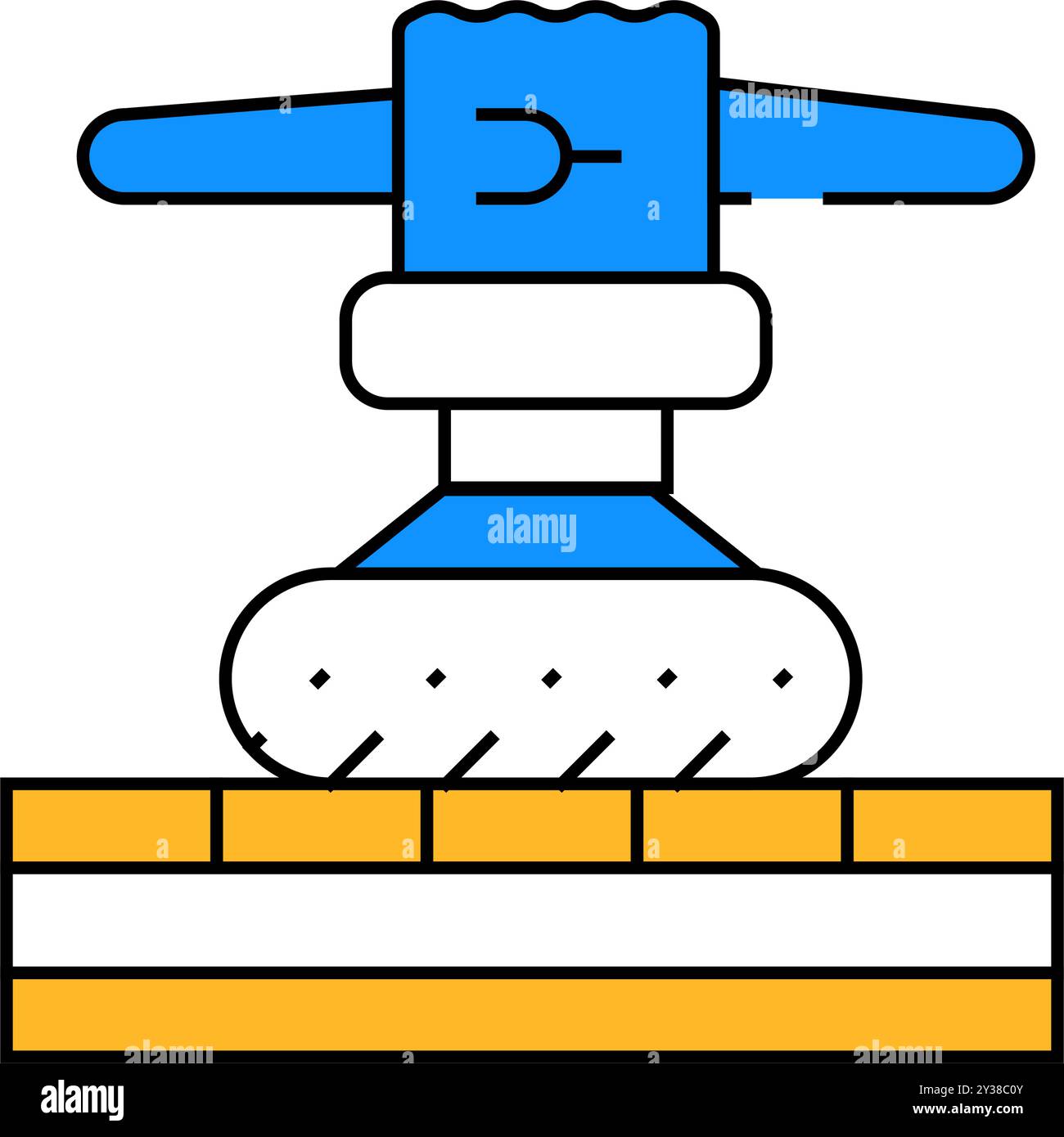 wooden floor polishing icon color illustration Stock Vector Image & Art ...