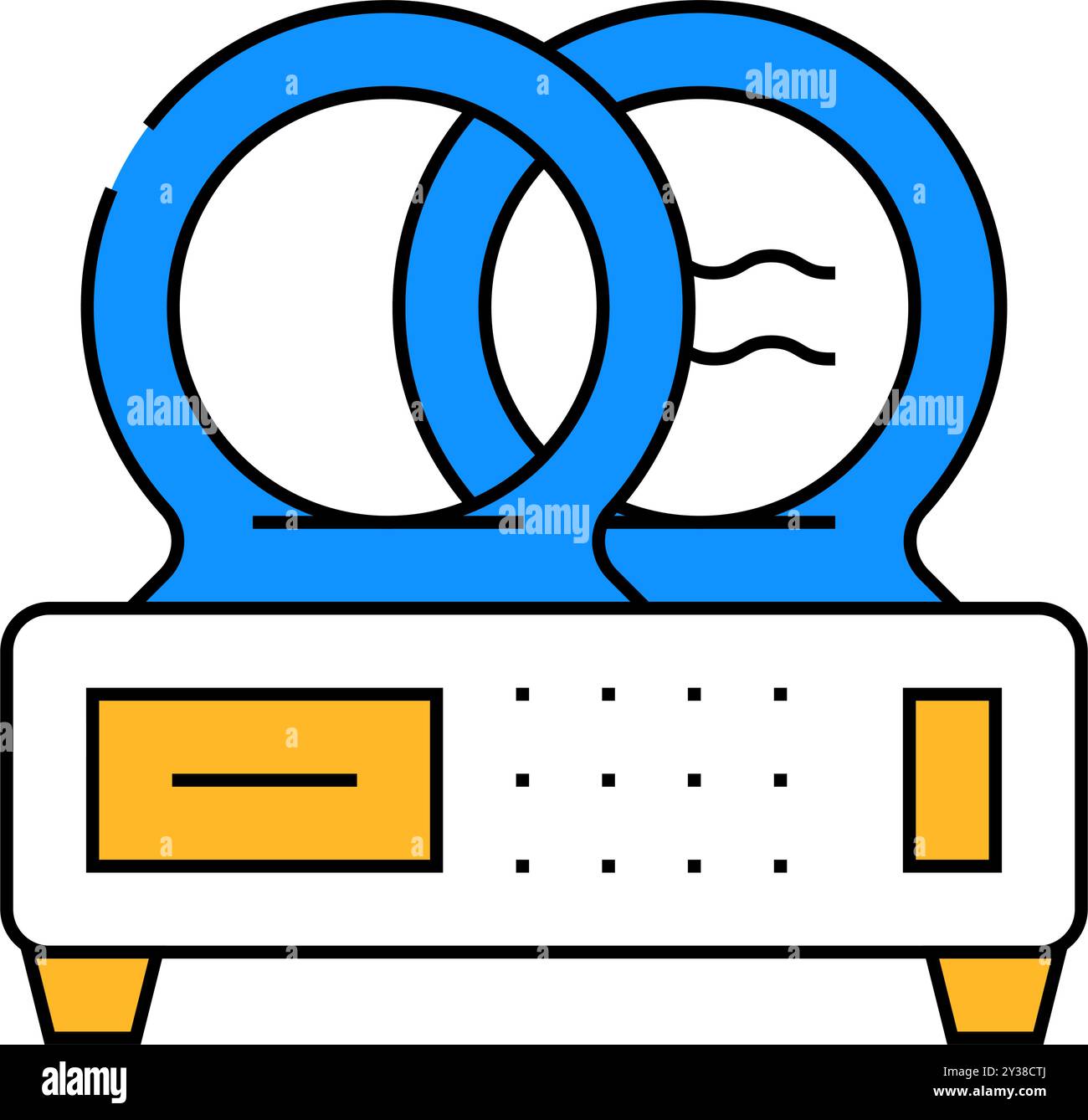 magnetic therapy device icon color illustration Stock Vector Image ...