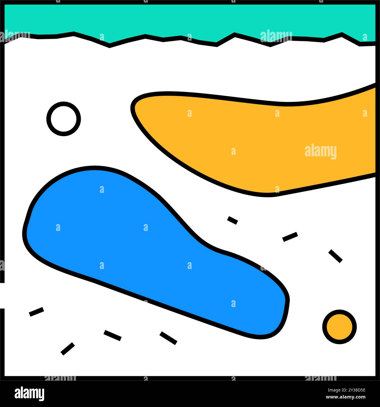 depth soil analysis icon color illustration Stock Vector Image & Art ...