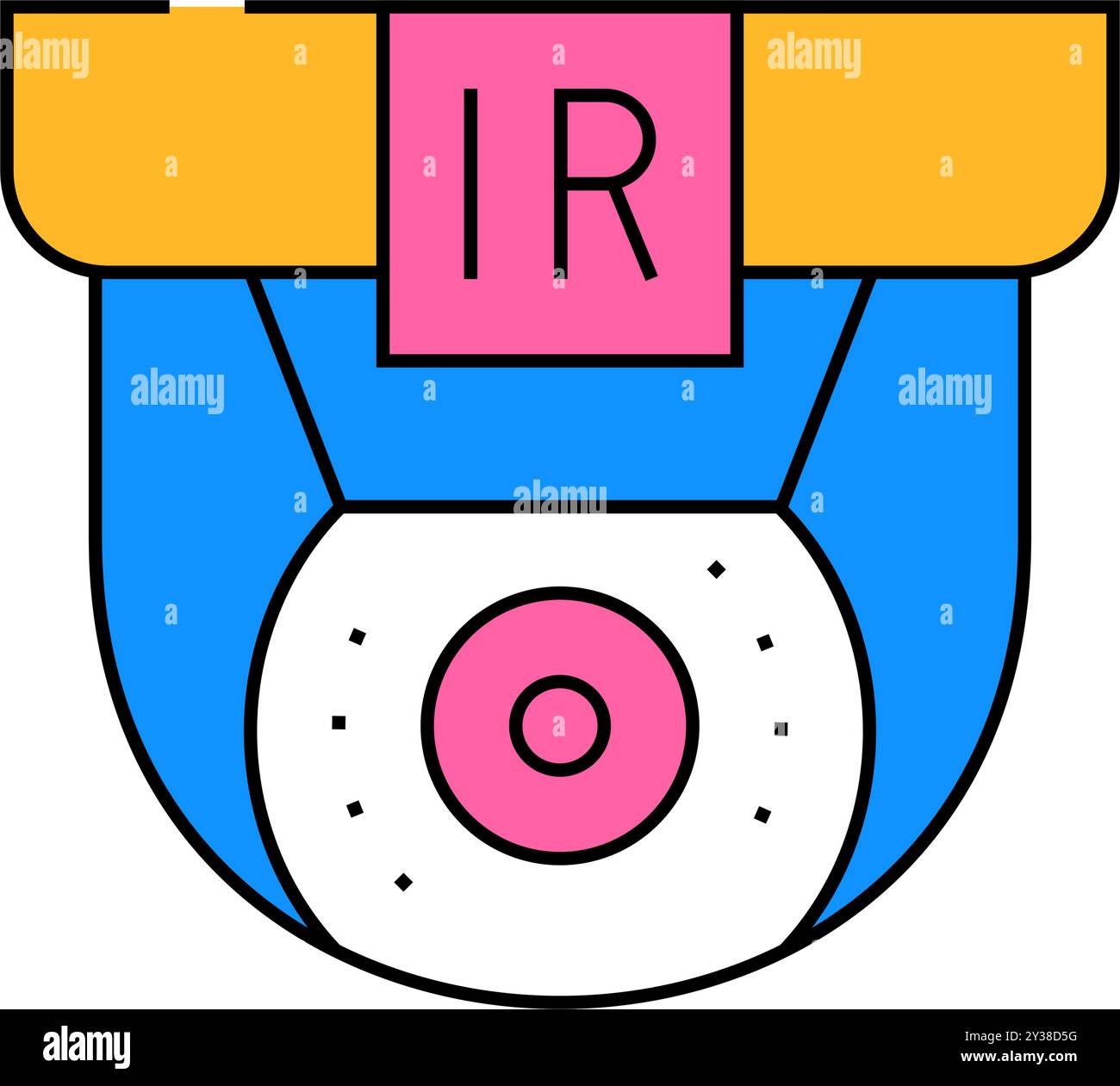 infrared video camera icon color illustration Stock Vector Image & Art ...