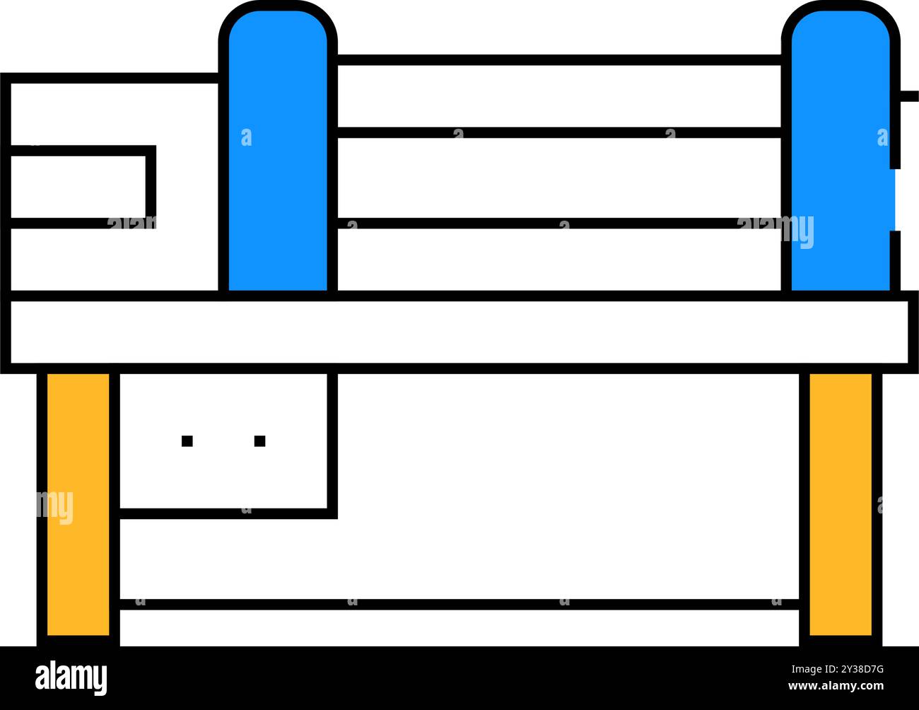 rolling machine flat icon color illustration Stock Vector Image & Art ...