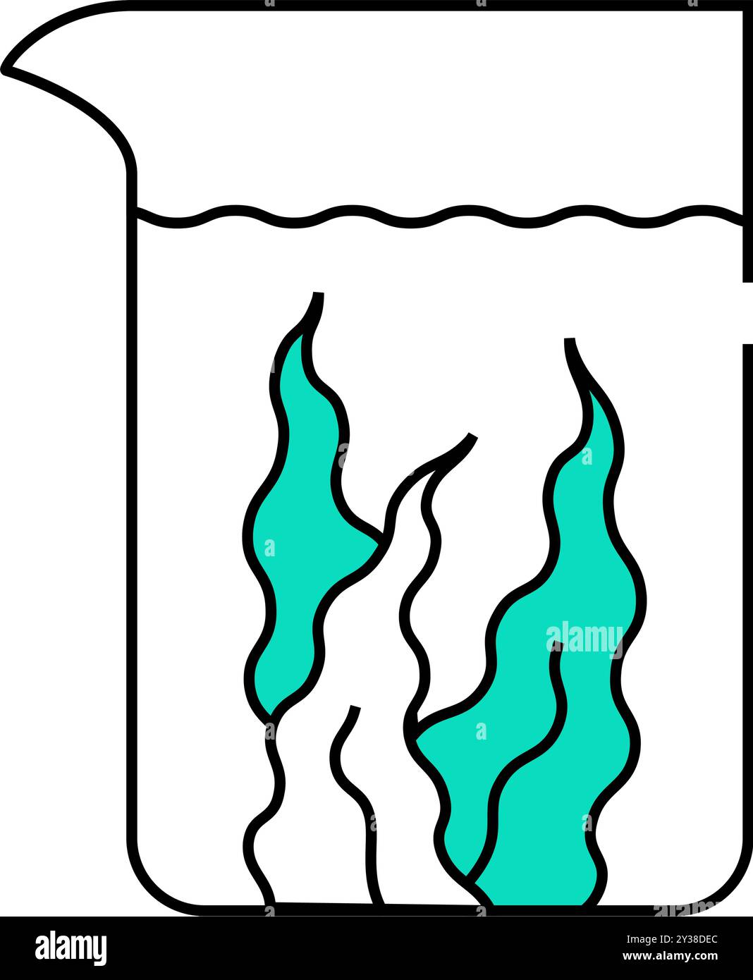 algae cultivation for bio fuel icon color illustration Stock Vector ...