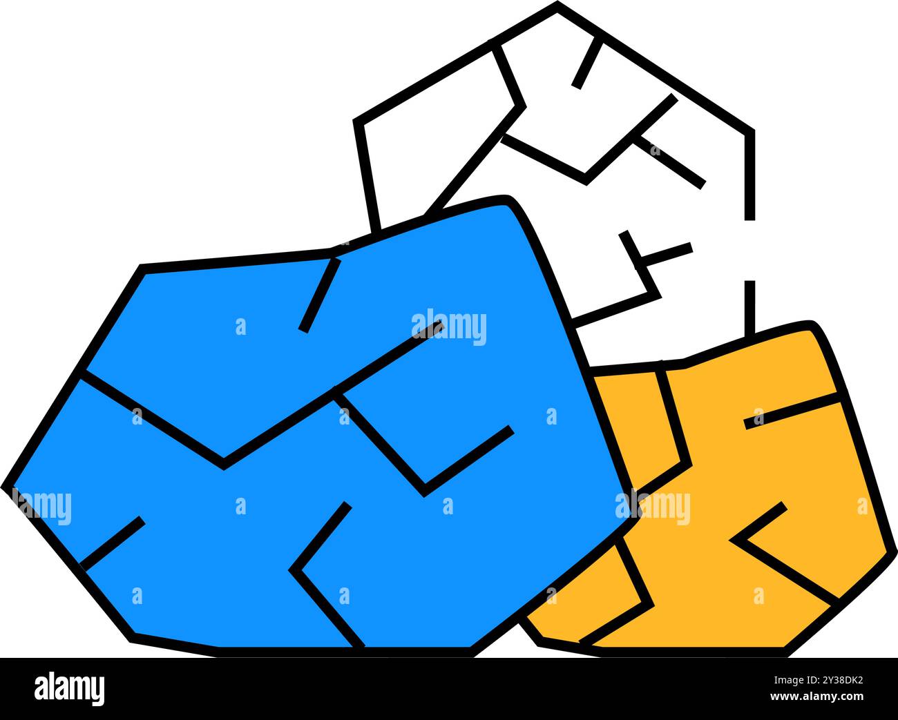 throwing stones icon color illustration Stock Vector Image & Art - Alamy