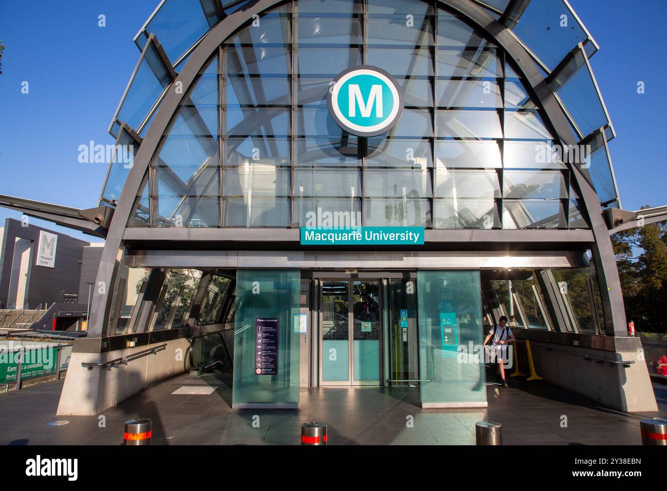 Macquarie University Sydney Metro station Stock Photo - Alamy