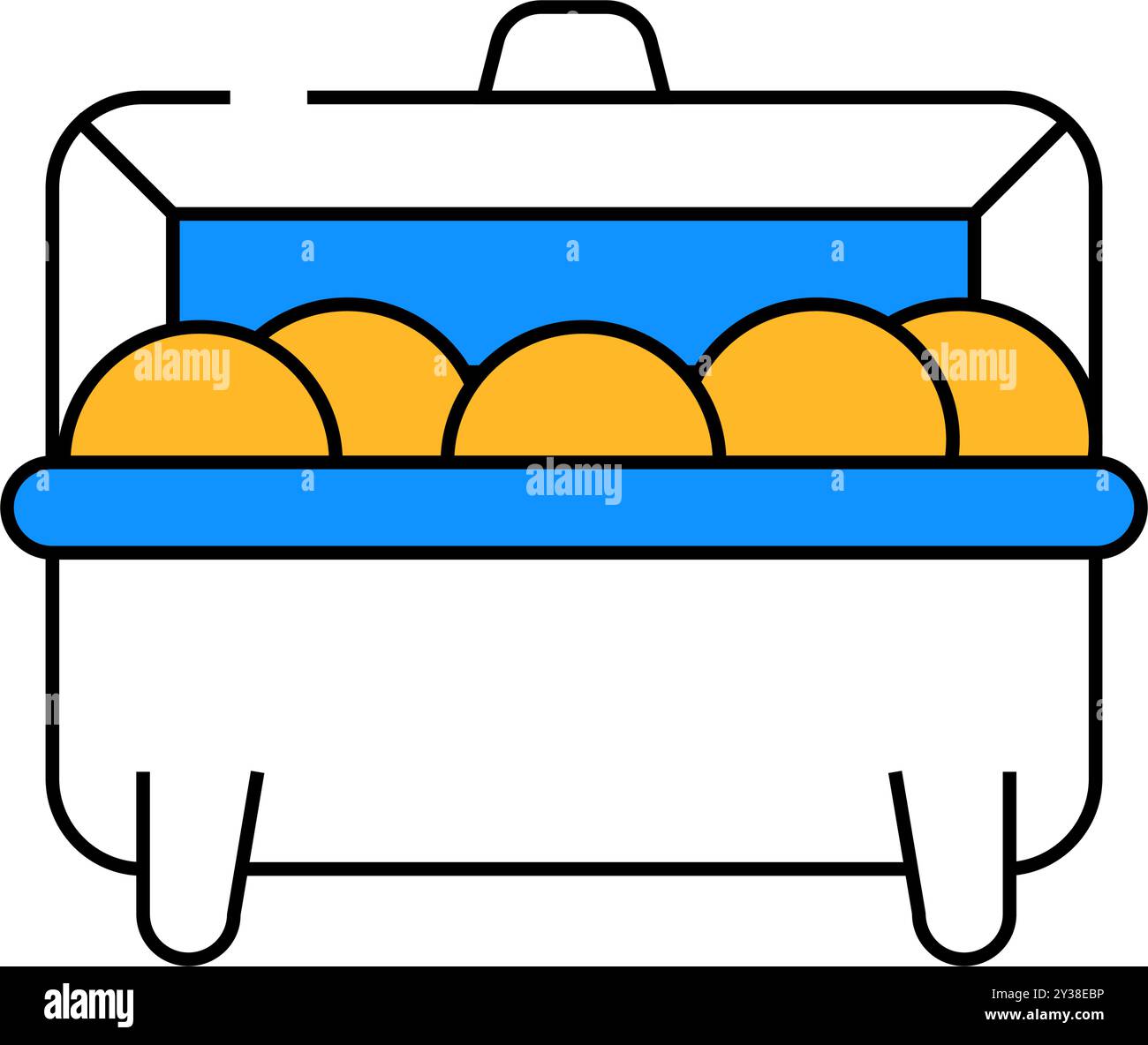 iron container for food transportation icon color illustration Stock ...