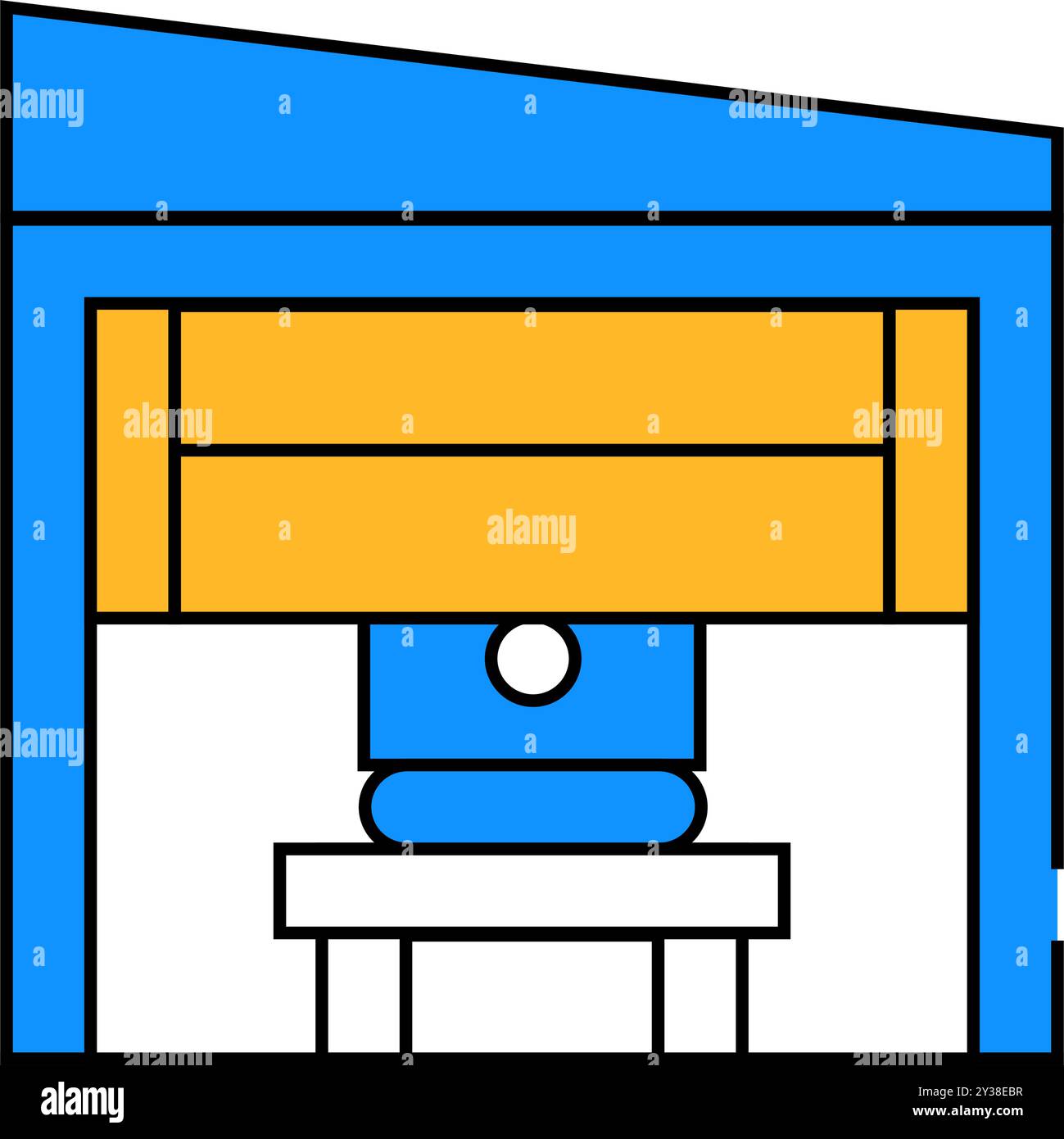financial market monitoring mobile app icon color illustration Stock ...