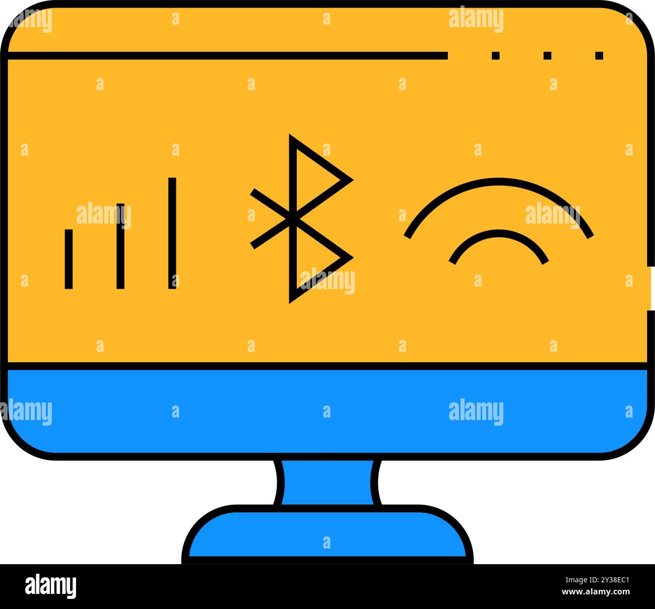 connection operating system icon color illustration Stock Vector Image ...