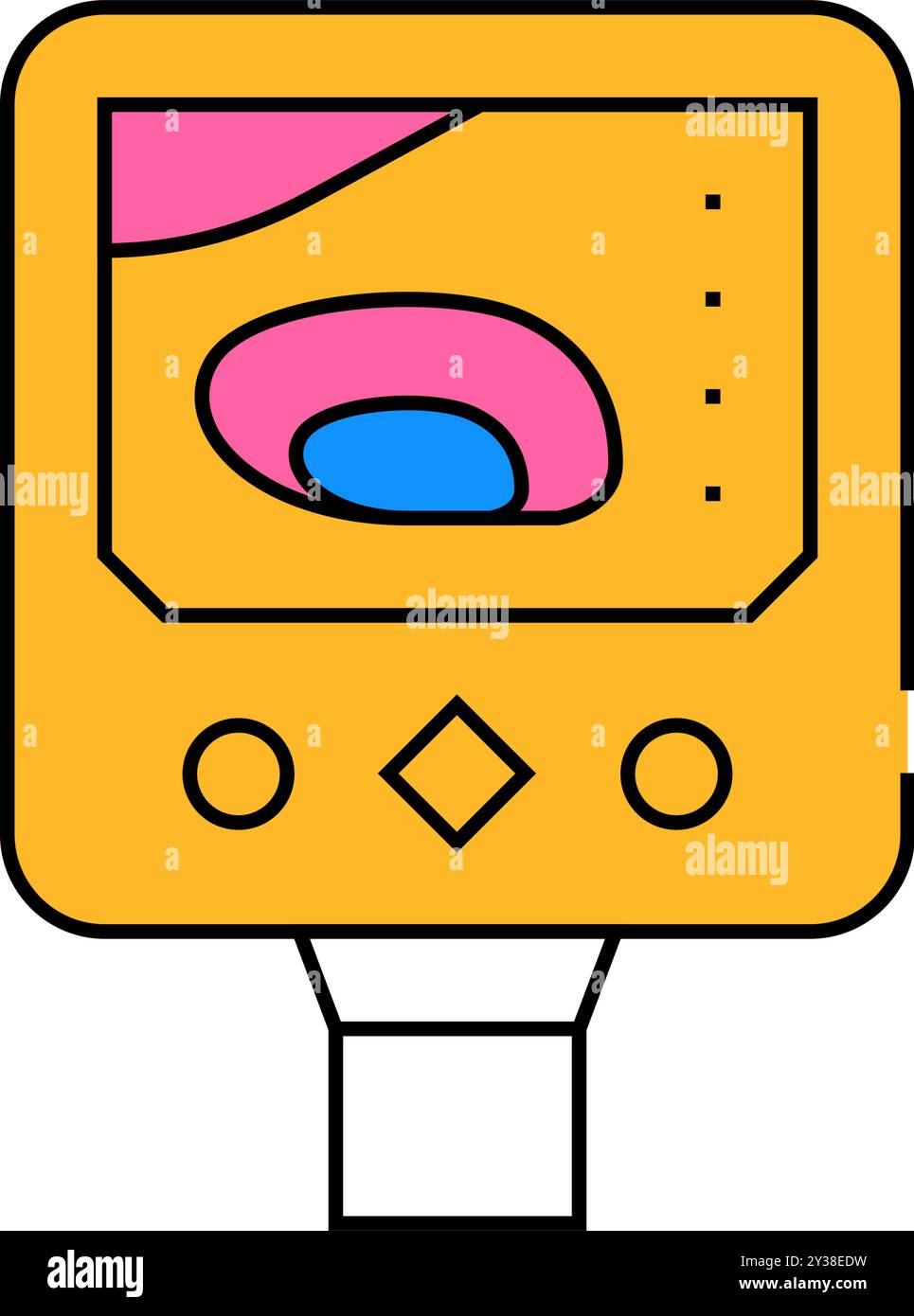 pyrometer device icon color illustration Stock Vector Image & Art - Alamy