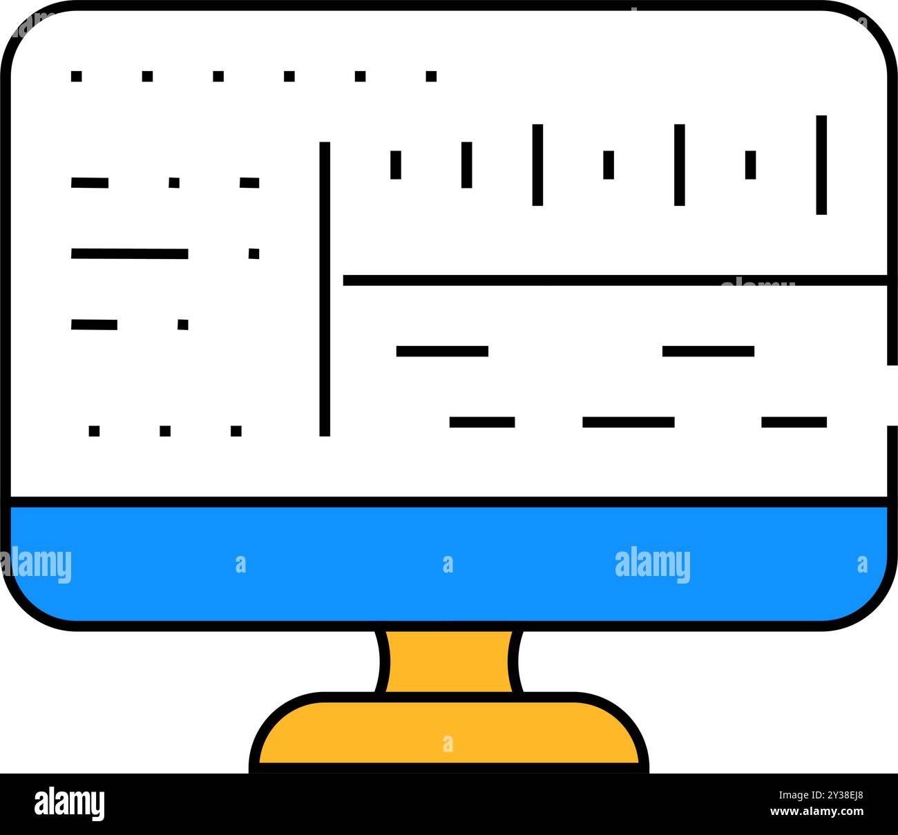soft for audio processing icon color illustration Stock Vector Image ...